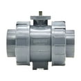 Ball Valve With Bracket High Platform Plastic Socket Valve Hot Melt Connection With Pneumatic ...