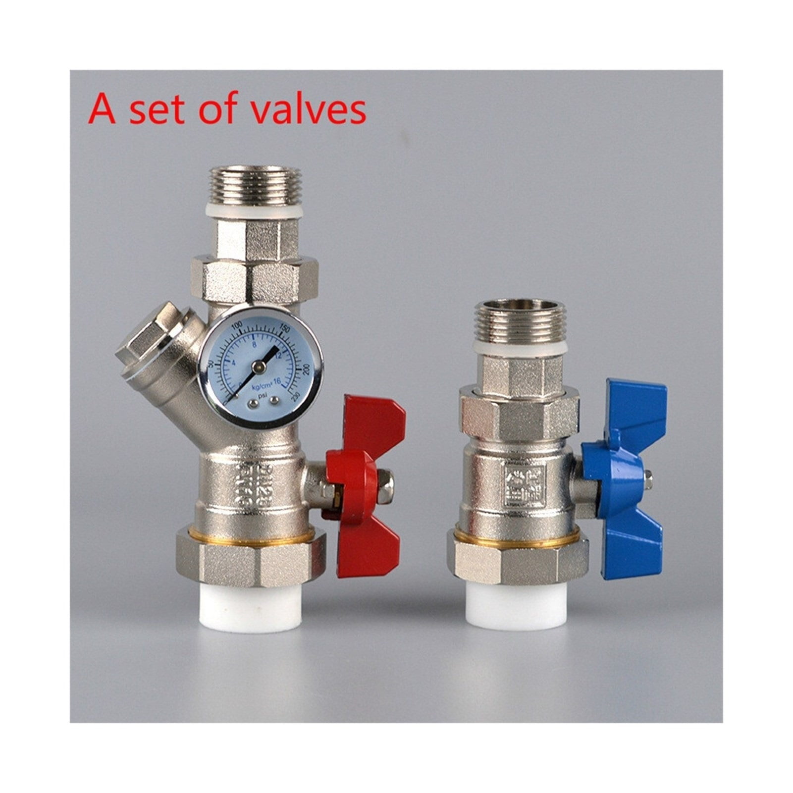 Ball Valve With Water Filter Floor Heating Valve DN25 ,Durable Materia ...