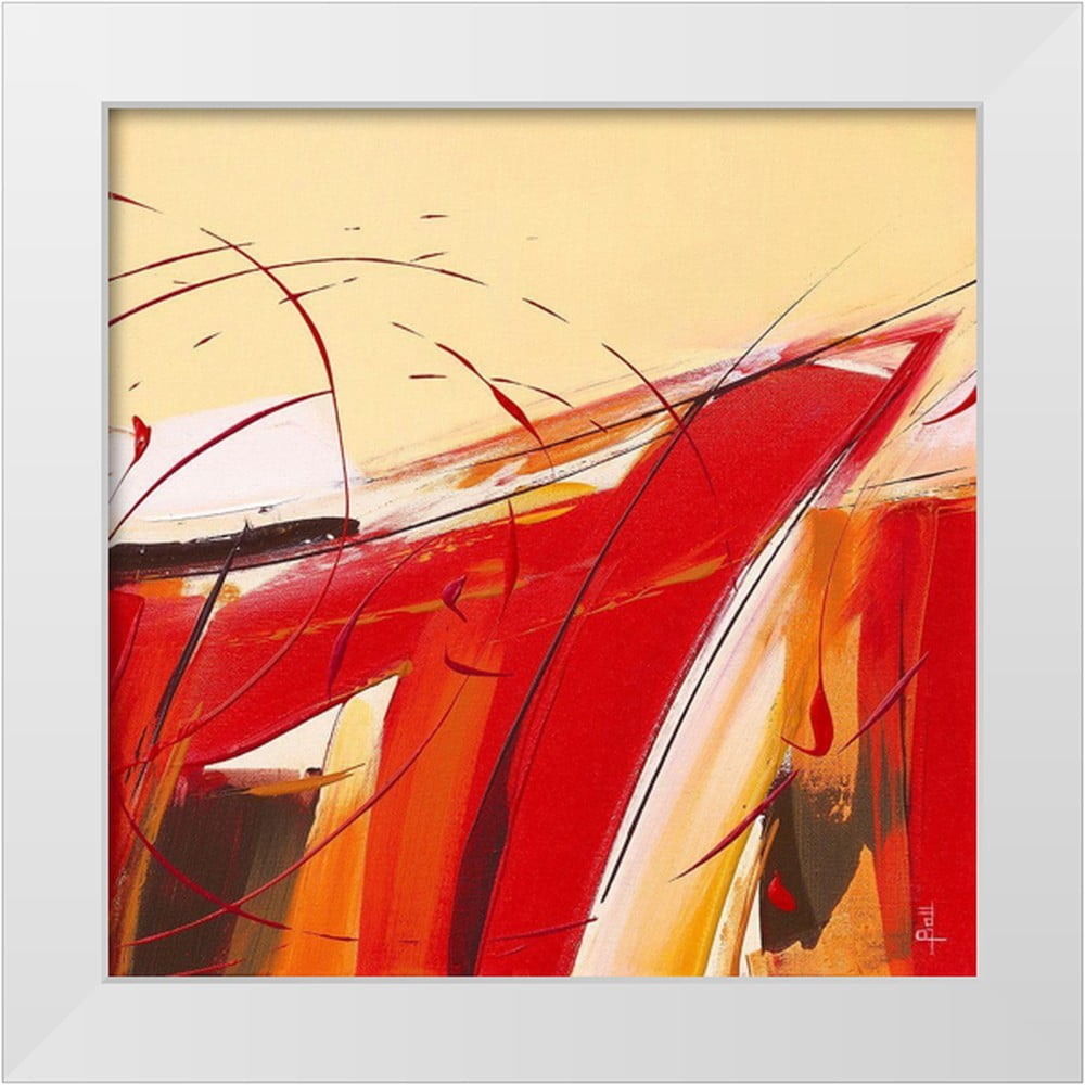 Ball, Veronique 20x20 White Modern Wood Framed Museum Art Print Titled ...