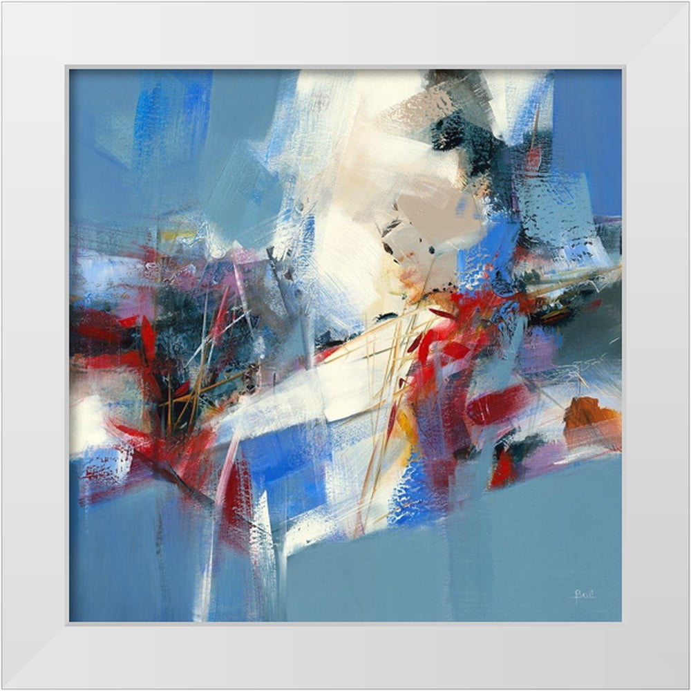 Ball, Veronique 20x20 White Modern Wood Framed Museum Art Print Titled ...