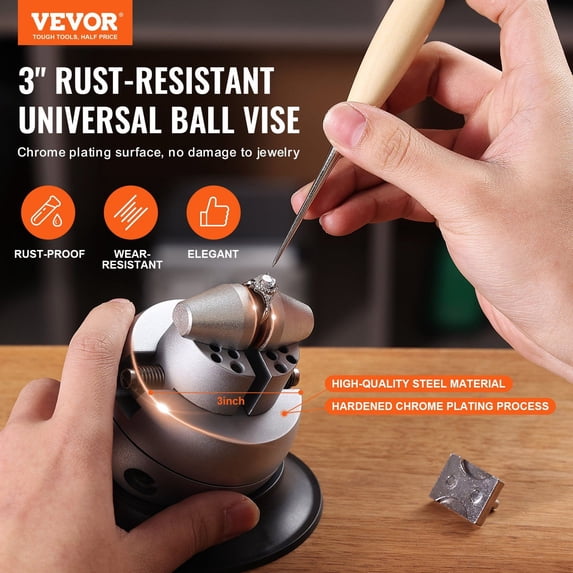 Ball Vise,3"Engraving Setting Tool,360° Rotation Engraving Block Vise ...