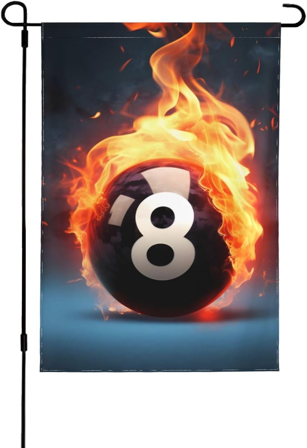 Ball Welcome Garden Flags Double Sided House flag, Eight Billiard Yard ...