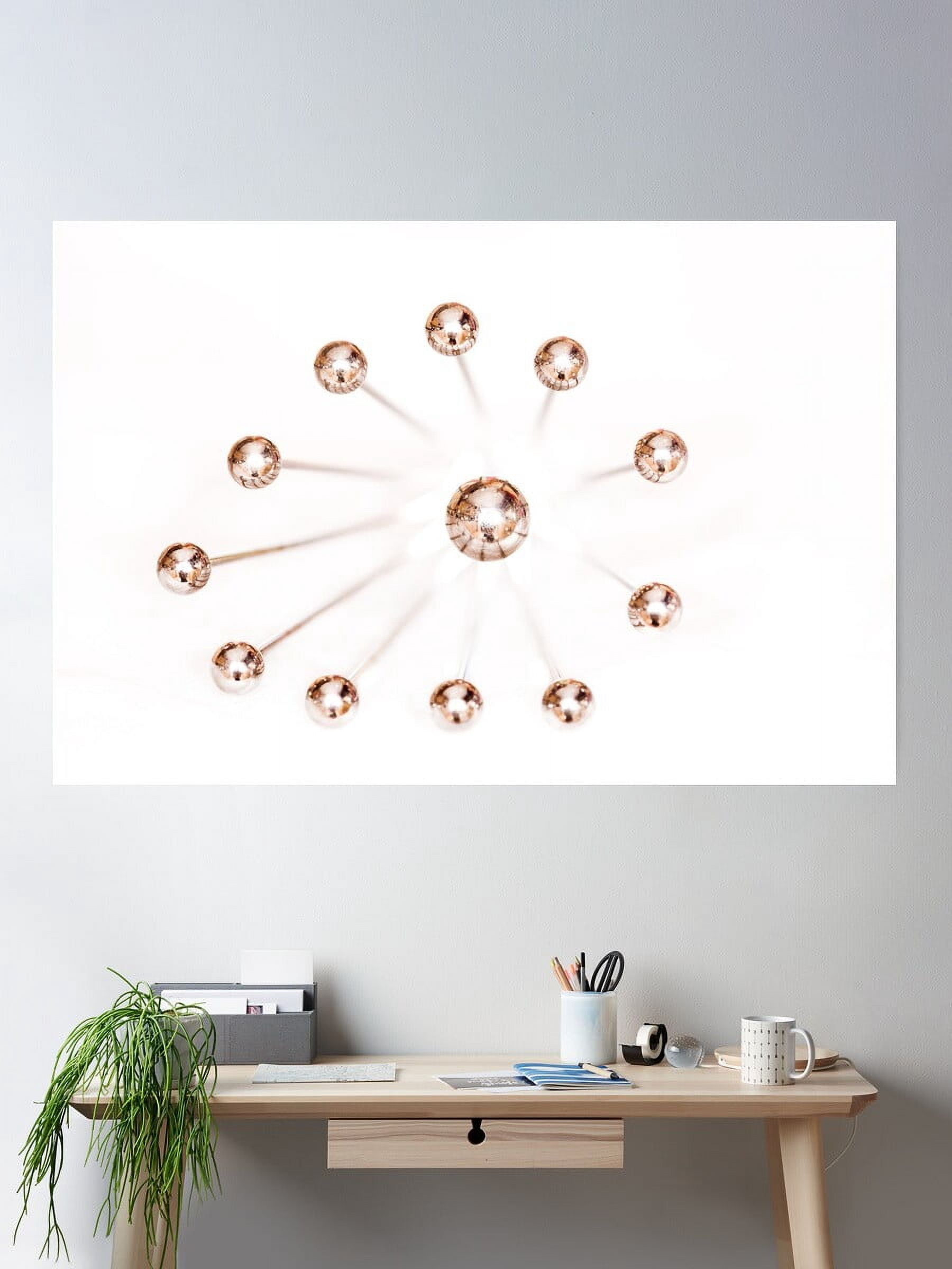 Ball Whisk Abstract High Key Poster Wall Art Modern Wall Decor For ...