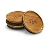 Ball Wooden Storage Lids, Wide Mouth, Ball Jar Lids, 3-Pack - Walmart.com