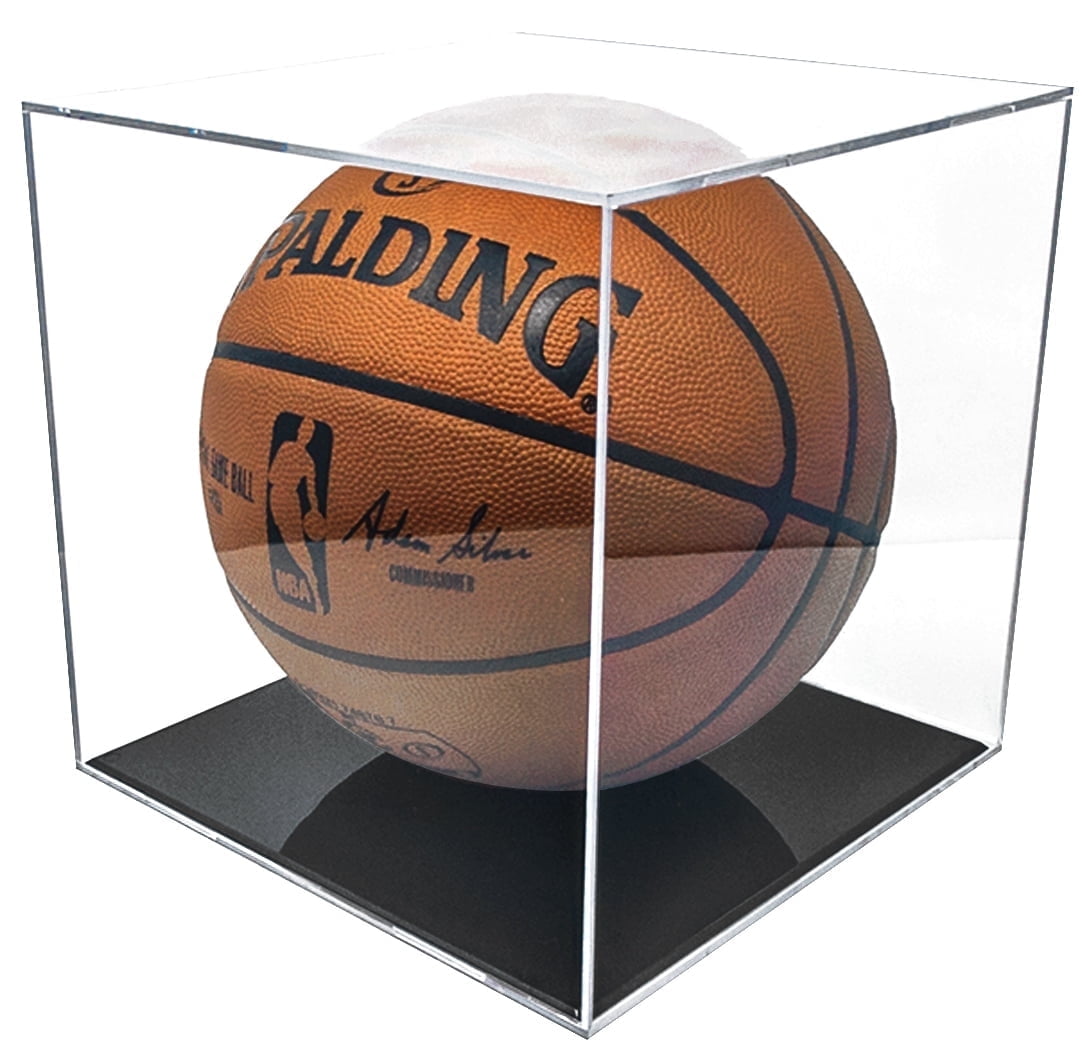 BallQube Basketball Display Case UV Protected Autographed Basketball ...