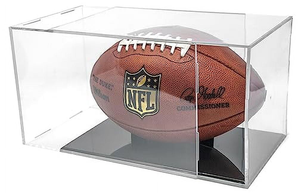 BallQube Football Display Case with Added UV Protection for Autographed ...