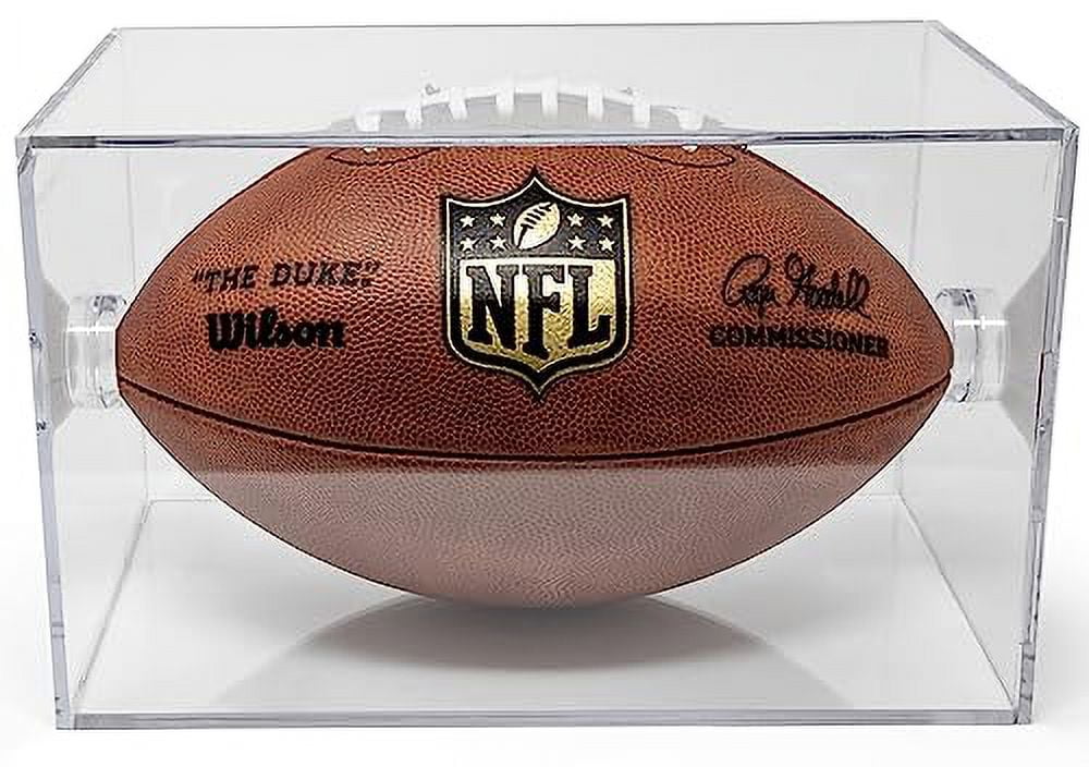 BallQube Football Display Case Autographed Football Case for Display ...