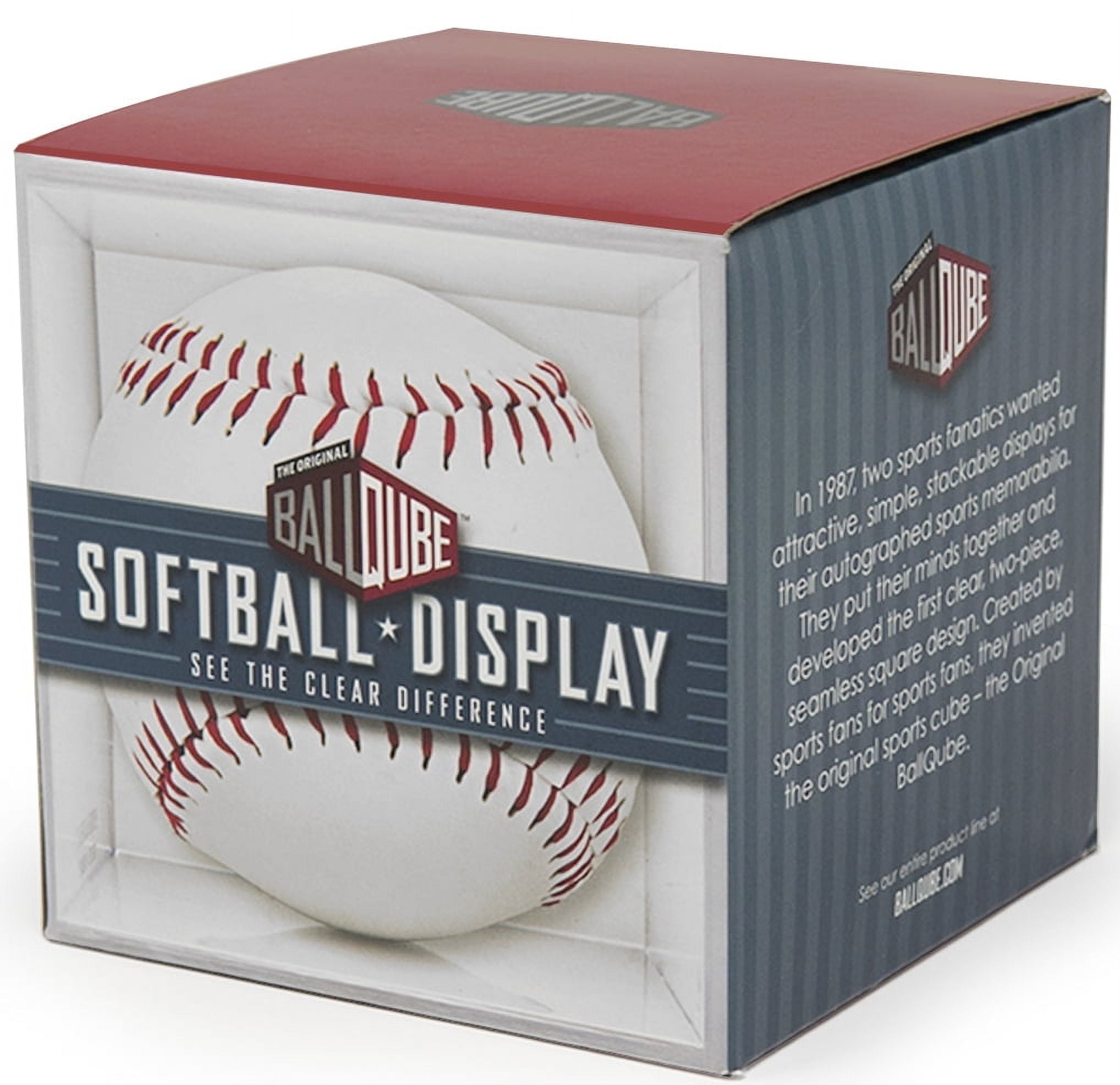 BallQube Softball Display Case - Walmart.com