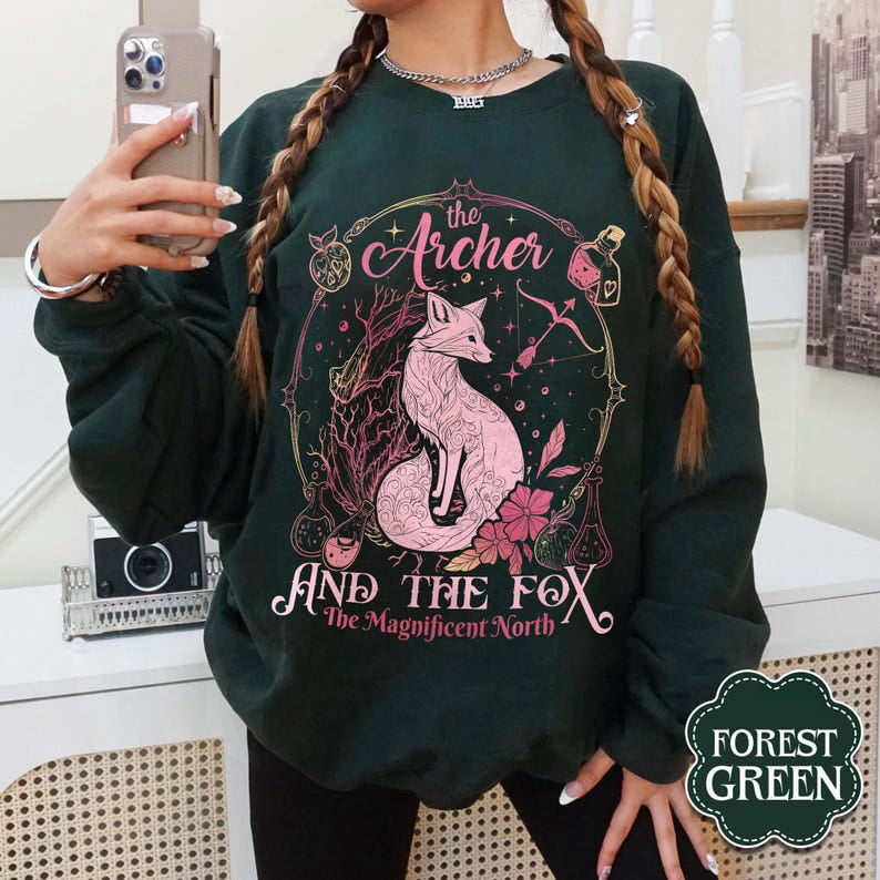 Ballad Of The Archer And The Fox Sweatshirt, Bookish Apparel, Bookish ...