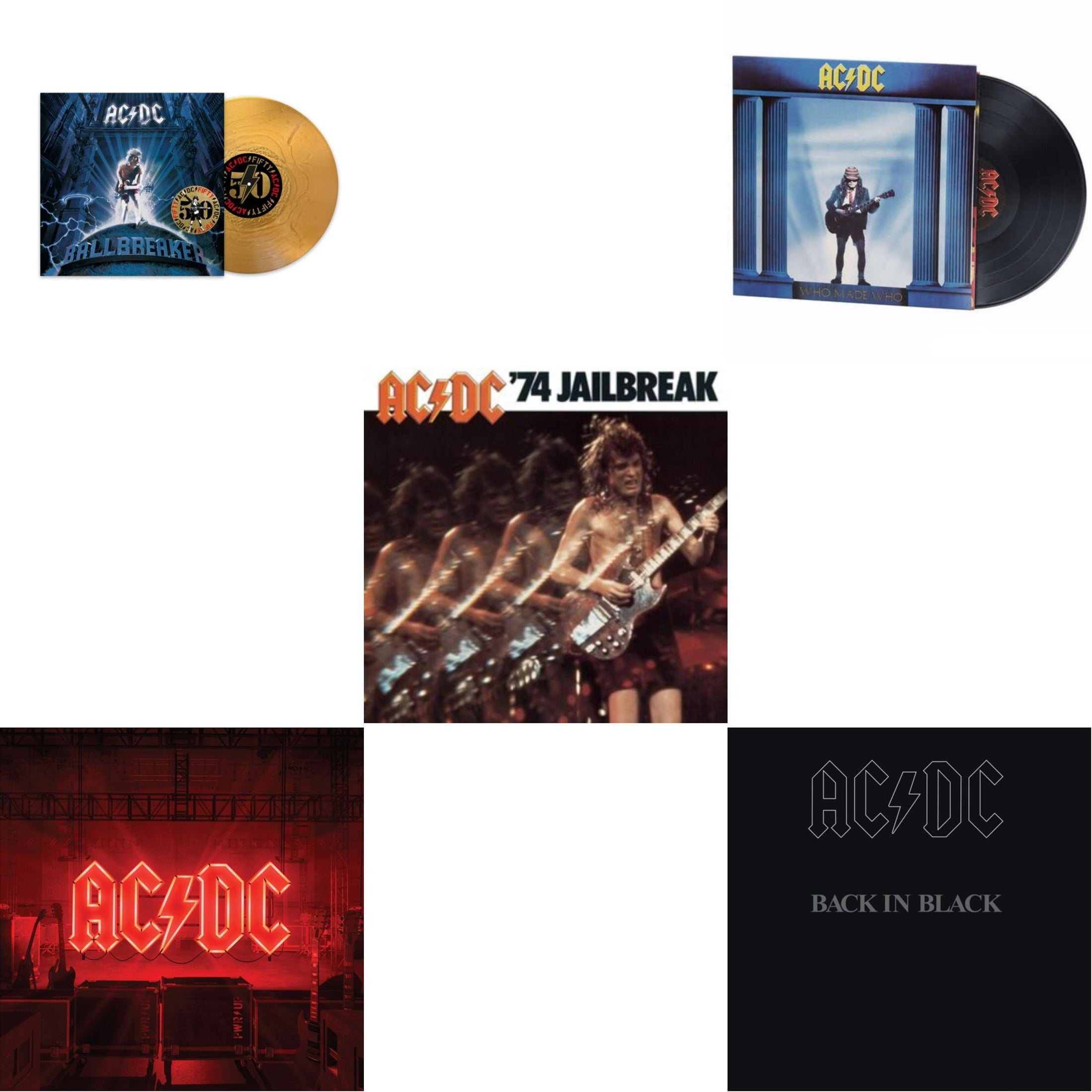 Ballbreaker (50Th Anniversary/Gold Color LP Vinyl) & Power Up (180G ...