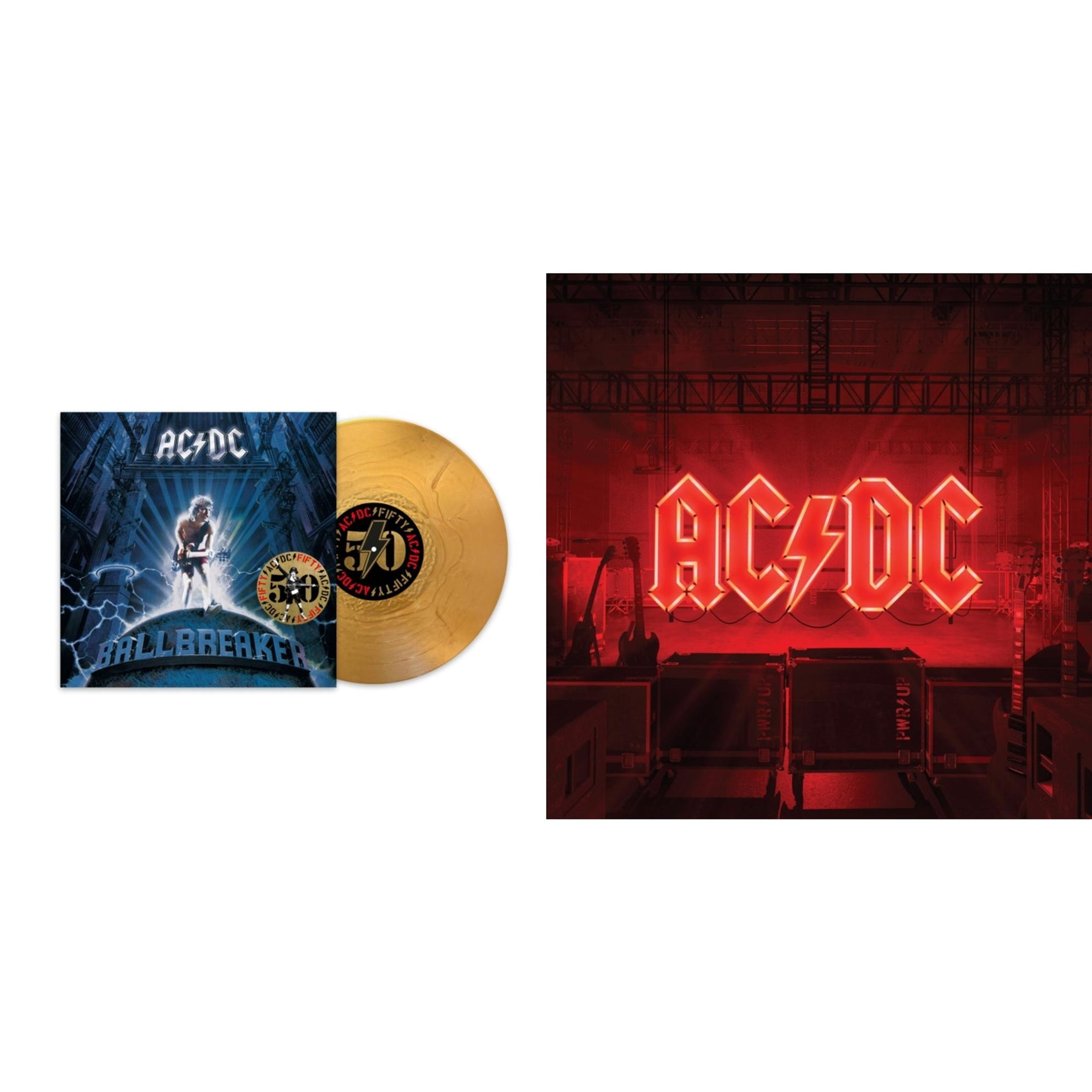 Ballbreaker (50Th Anniversary/Gold Color LP Vinyl) & Power Up (180G ...