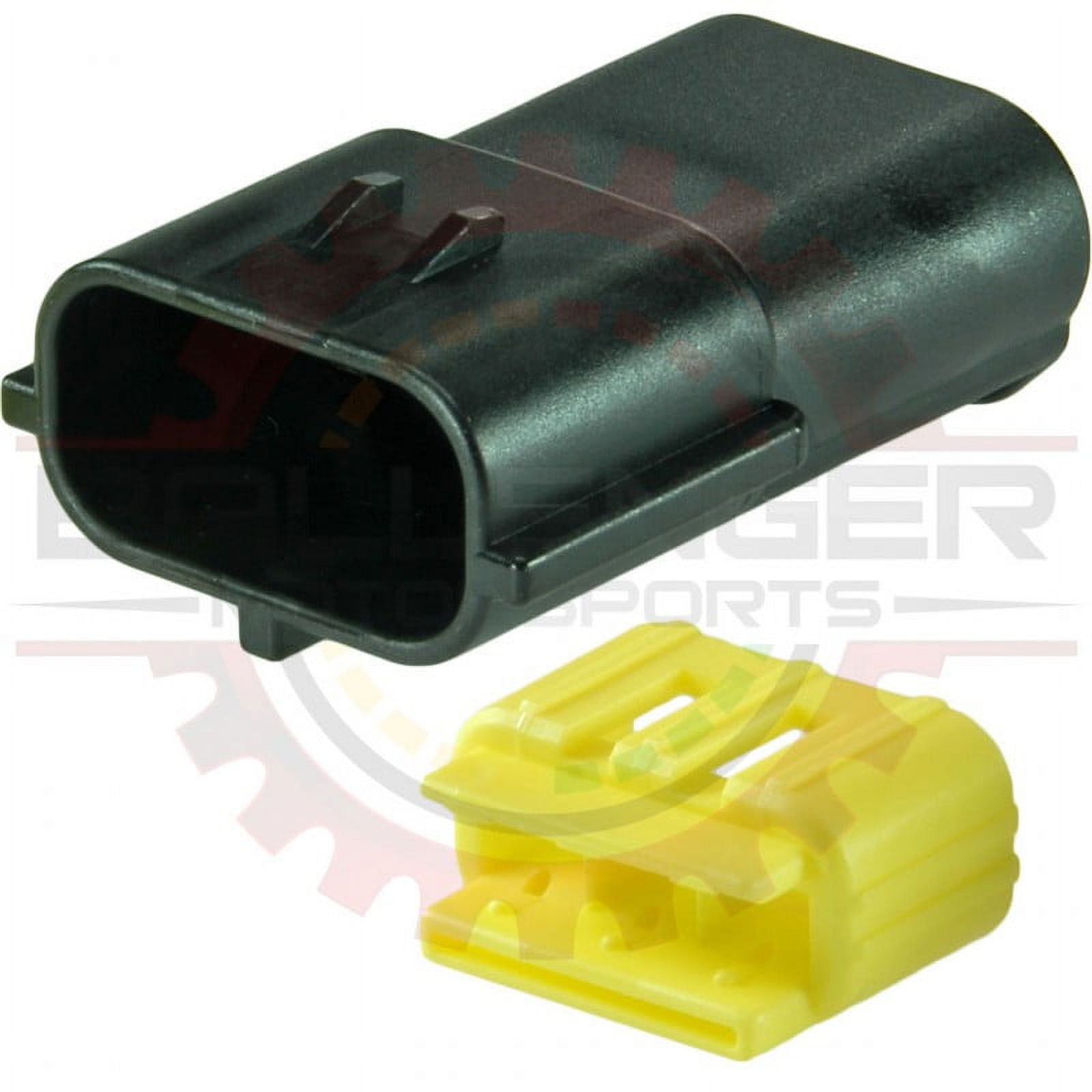 Ballenger Motorsports - 3 - Way Econoseal J Series Receptacle, Black ...
