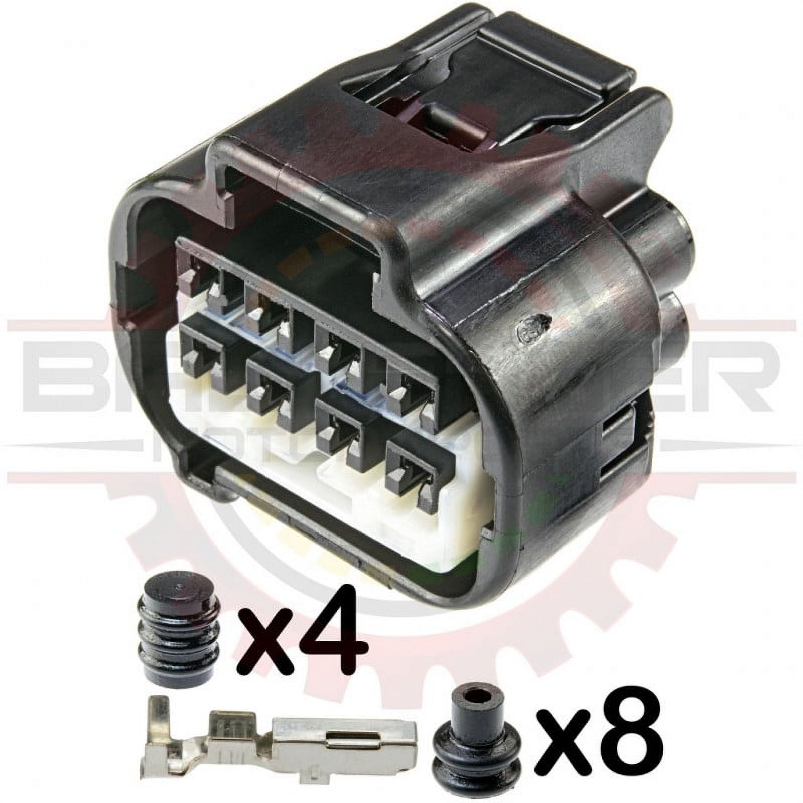 Ballenger Motorsports - 8 Way Japanese Connector Plug Kit for Headlight ...