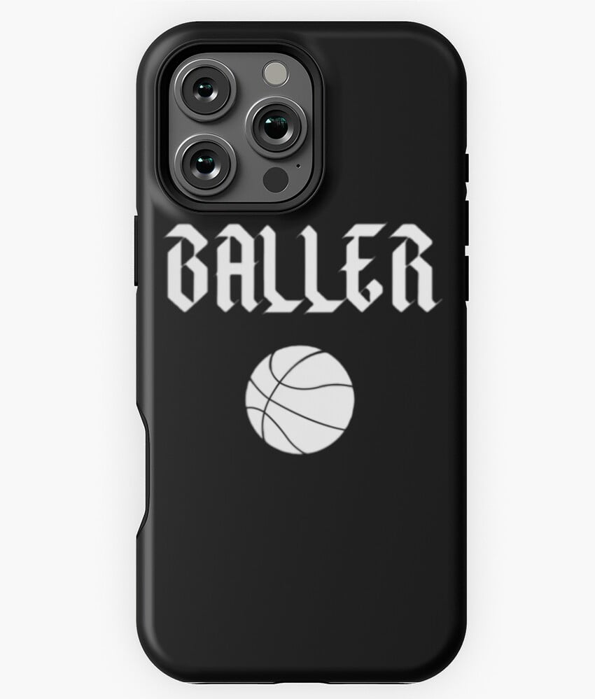 Baller Basketball Hip Hop Style Phone Case for iPhone 16 15 14 13 12 11 ...