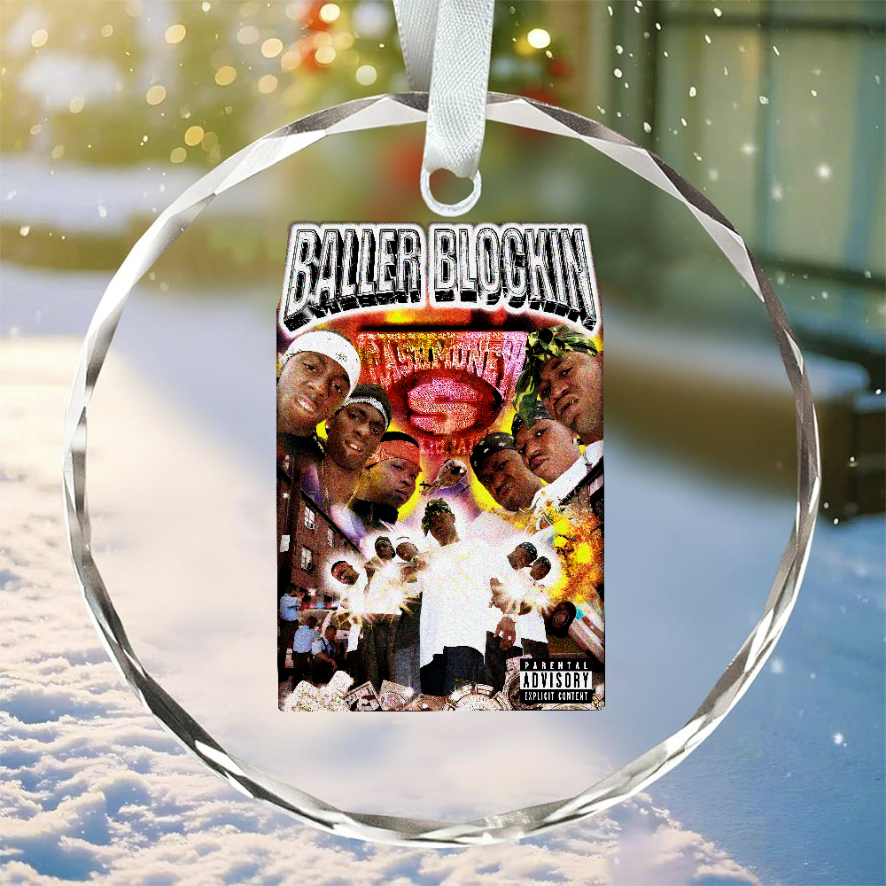 Baller Blockin Movie Cover Hood Cmr Ymr Hip Hop Rap Ornament, Home ...