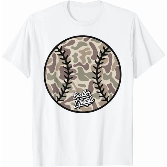 Baller Lifestyle Camouflage Men Boys Kids T-Shirt Birthday Gifts; For ...