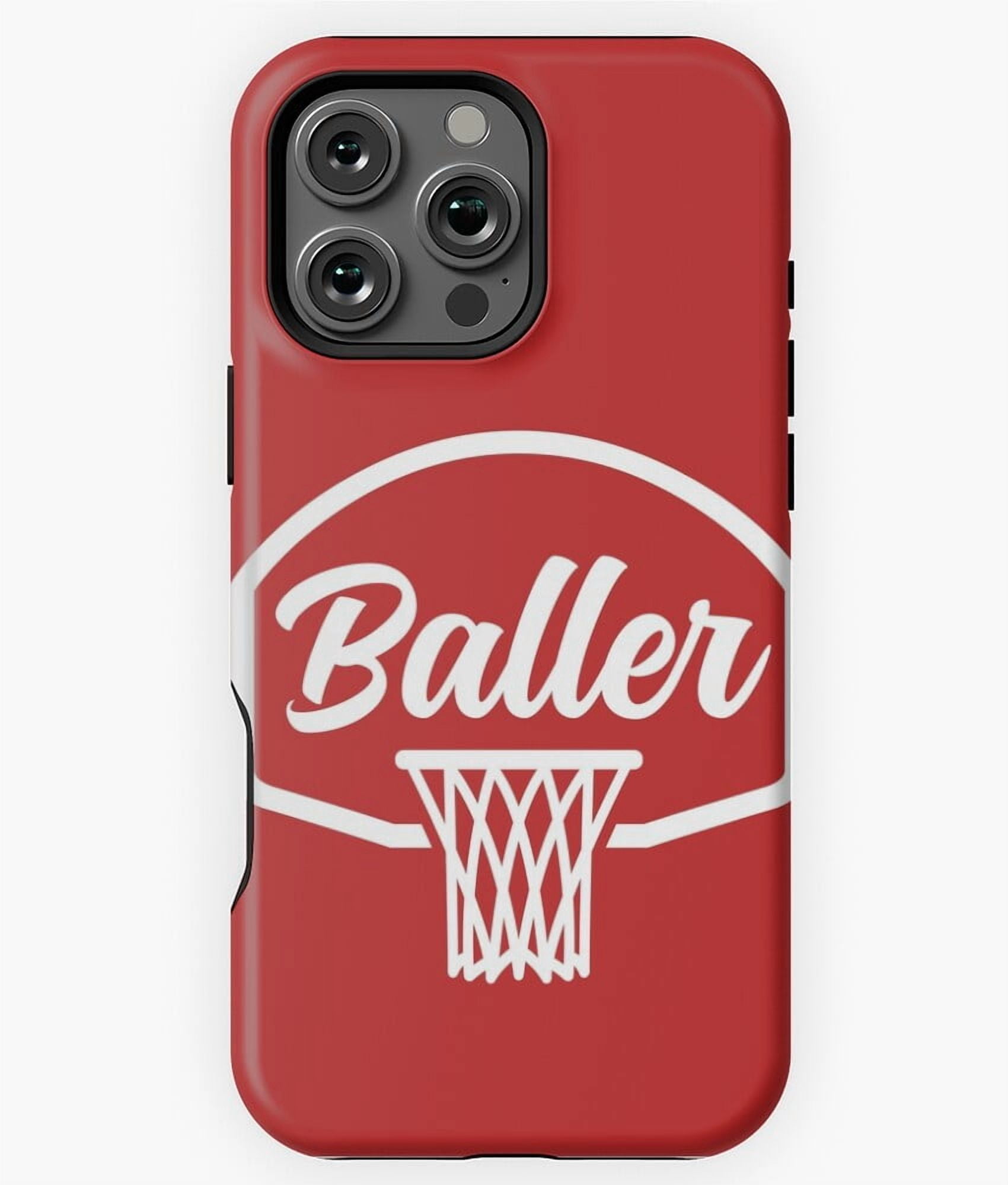 Baller Vintage Style Basketball Phone Case for iPhone 16 15 14 13 12 11 ...