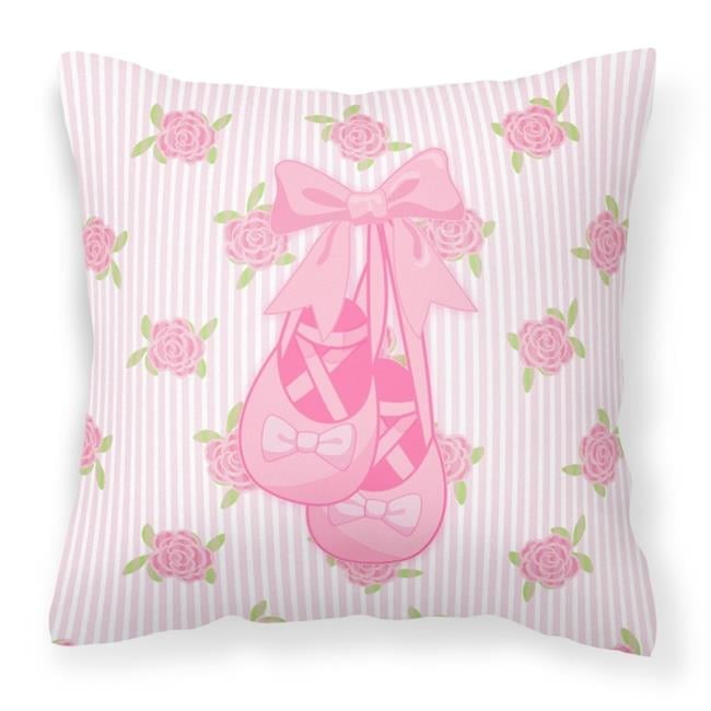Ballerina Ballet Shoes Fabric Decorative Pillow - 18 x 3 x 18 in ...