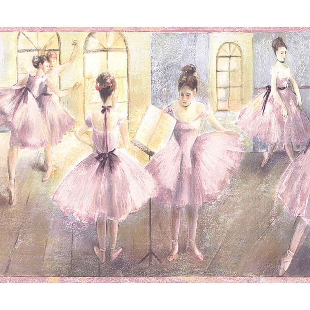 Ballerina Ballet Wallpaper Border by Norwall Pattern RG745150 - Walmart.com