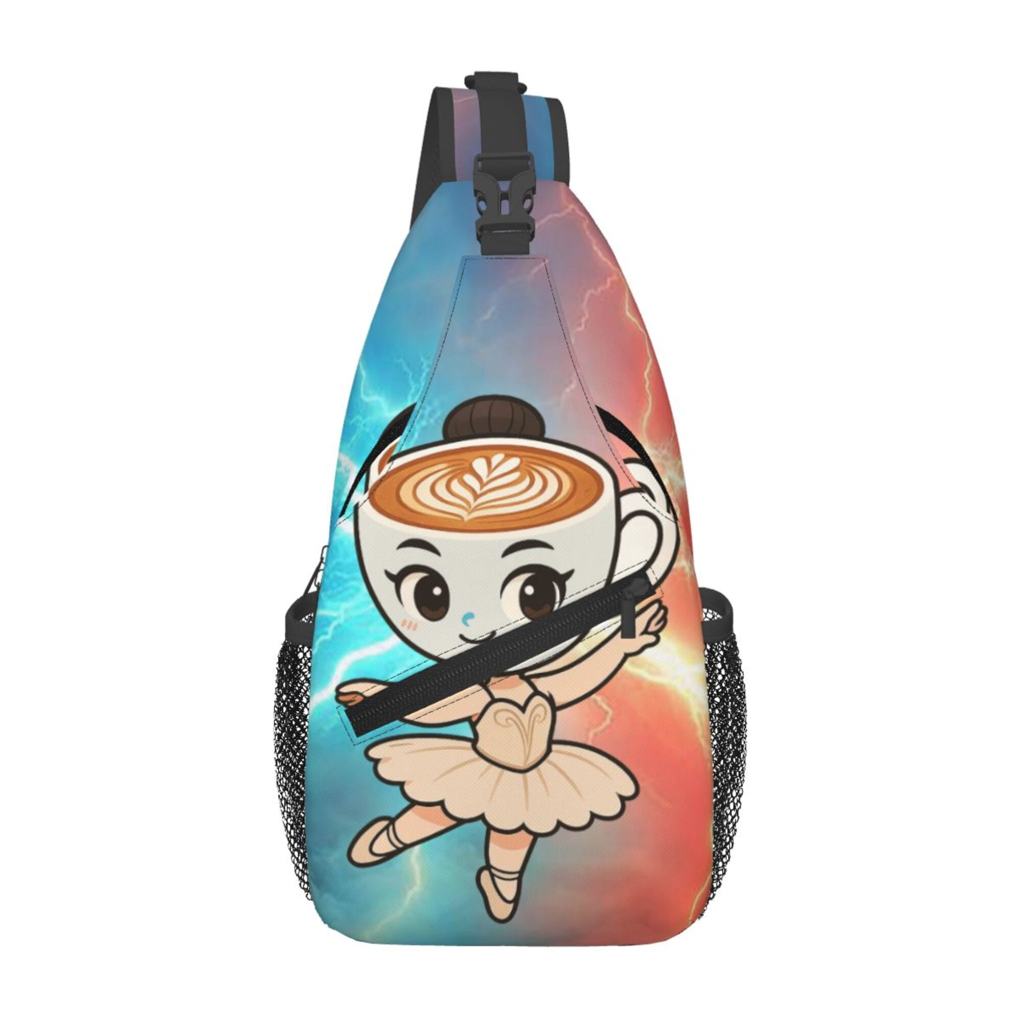 Ballerina Cappuccina Lightweight Cross Chest Bag Diagonally Sling Bag ...