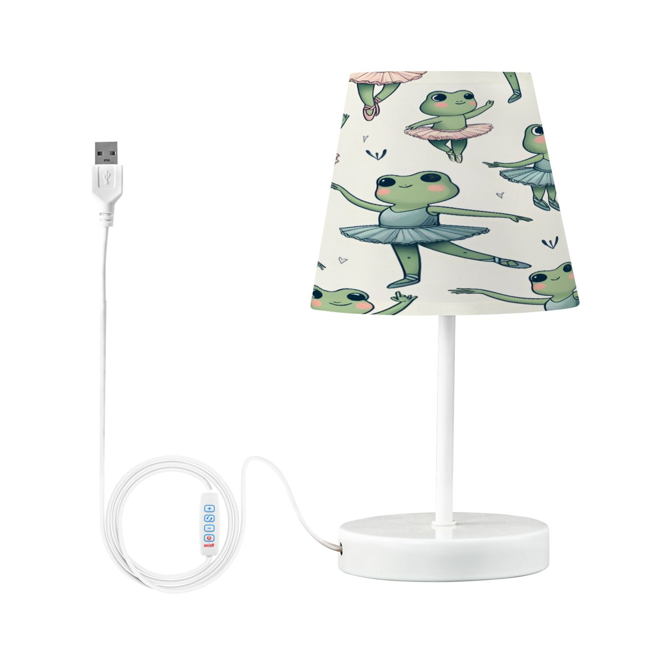 Ballerina Frogs Desk Lamp LED Table Nightstand Lamps with 3 Color ...