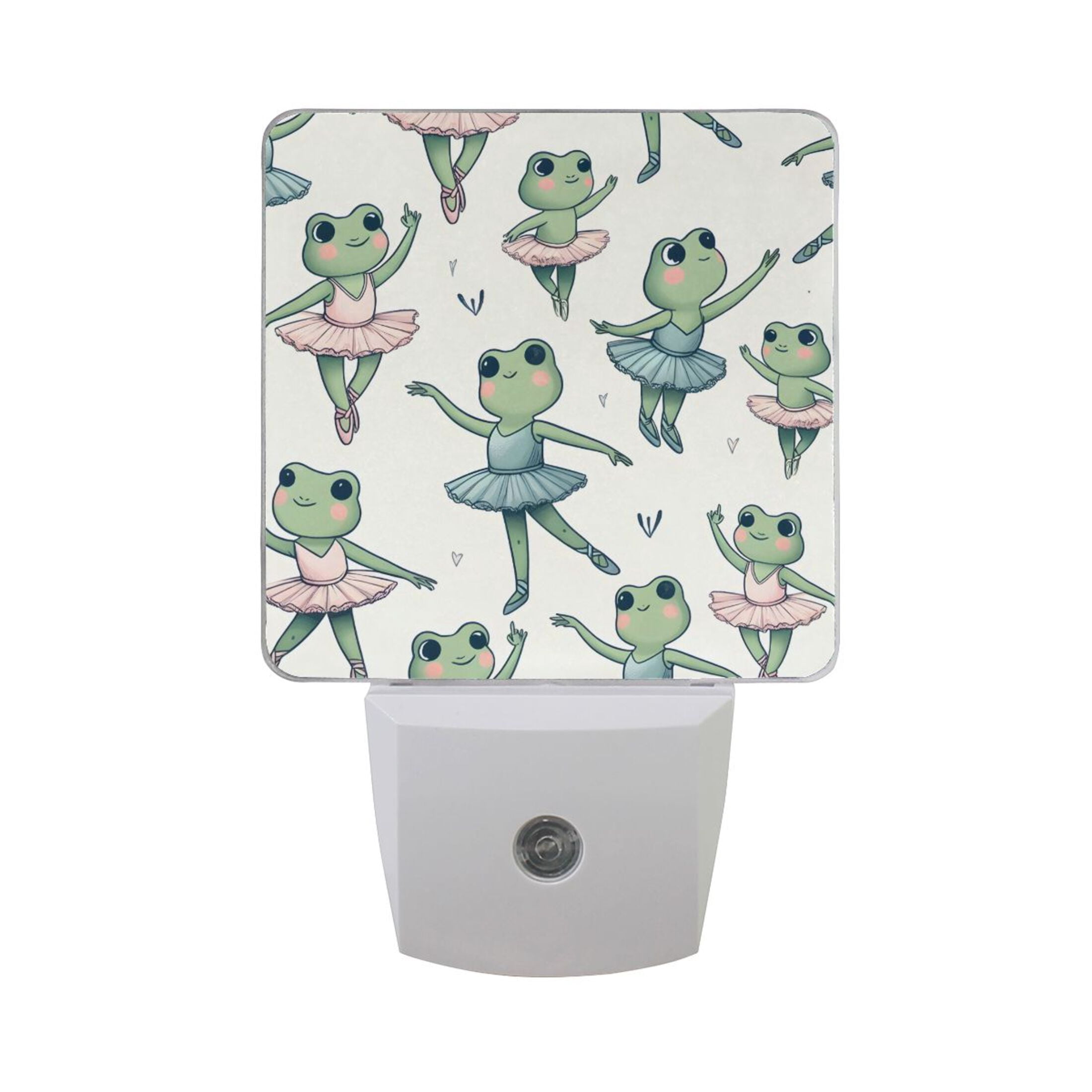 Ballerina Frogs Night Light 2 Pack LED Nightlight Plug into Wall Dusk ...