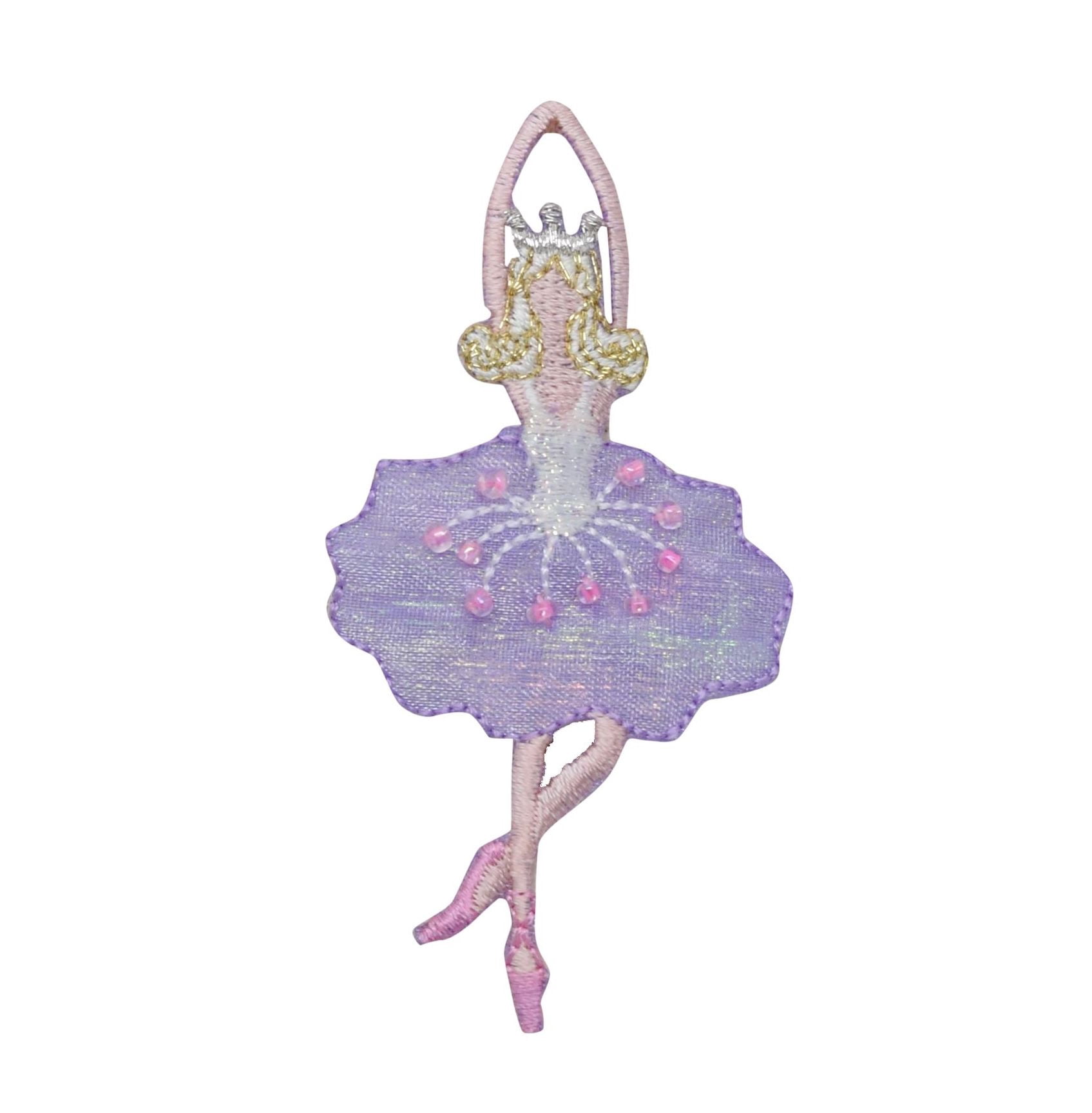 Ballerina - Lavender Dress - Ballet Dancer - Iron on Applique ...