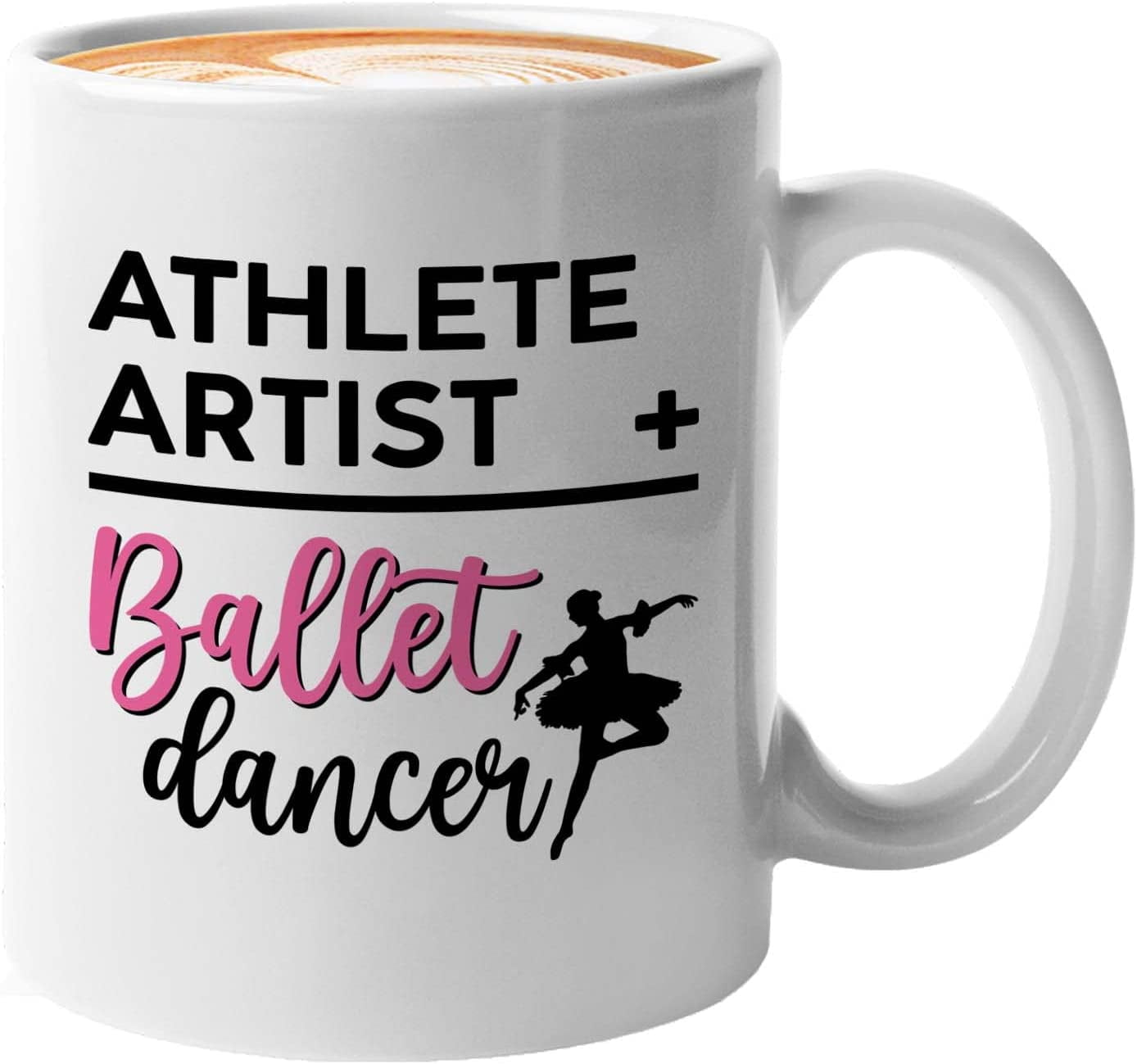 Ballerina Mug Black 11oz Mug White 11oz - Athlete Artist Ballet Dancer ...