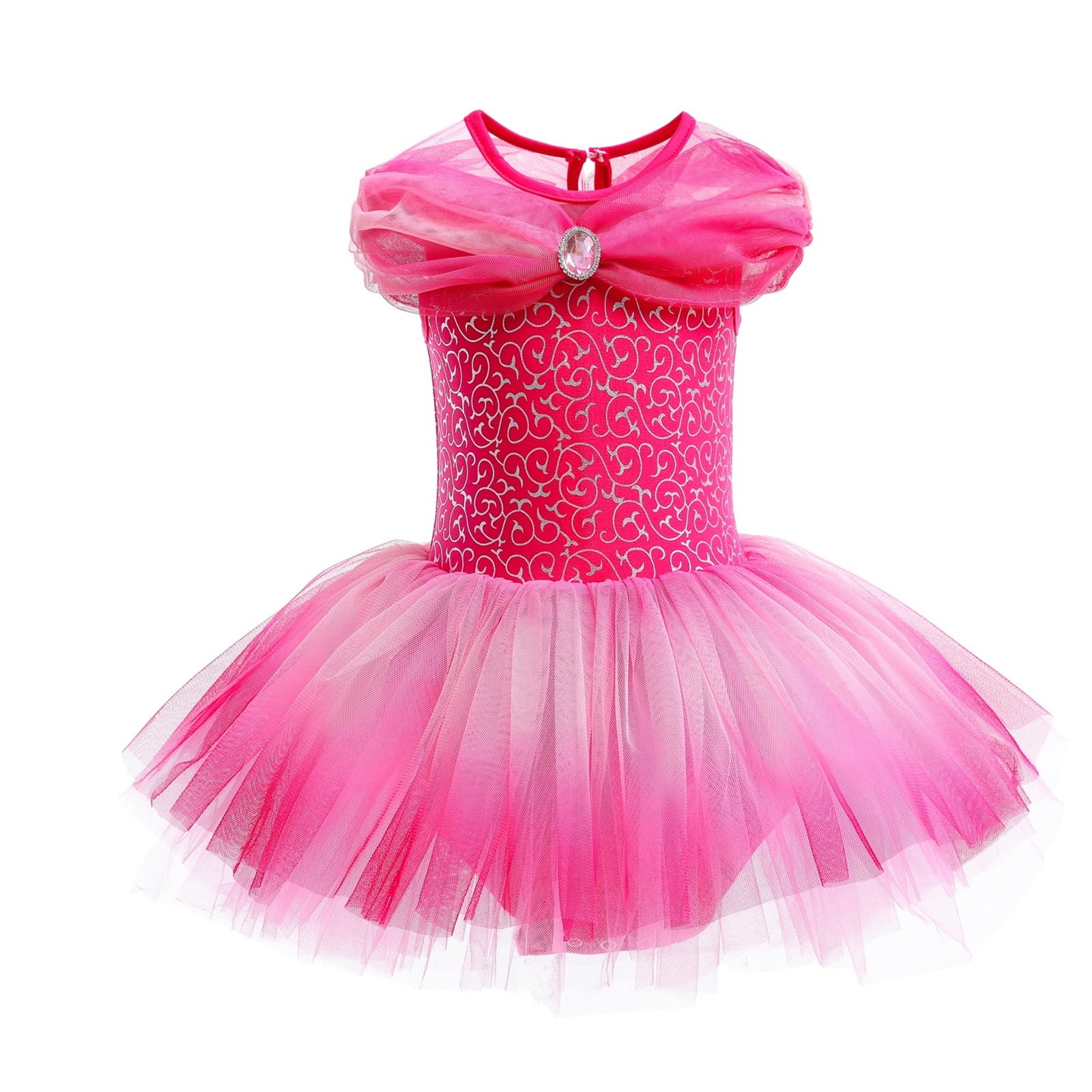 Ballerina Outfits Princess Ballet Tutu Dress Dance Costume With Hair ...