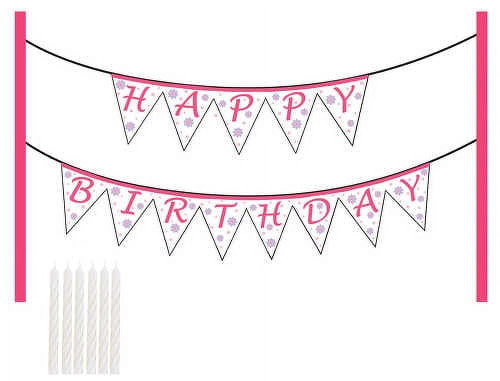 Ballerina Party Cake Banner Decorating Kit - Walmart.com
