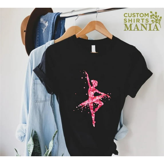 Ballerina Silhouette Shirt,Ballet Shirt,Girls Ballet Shirt,Dance Mom ...