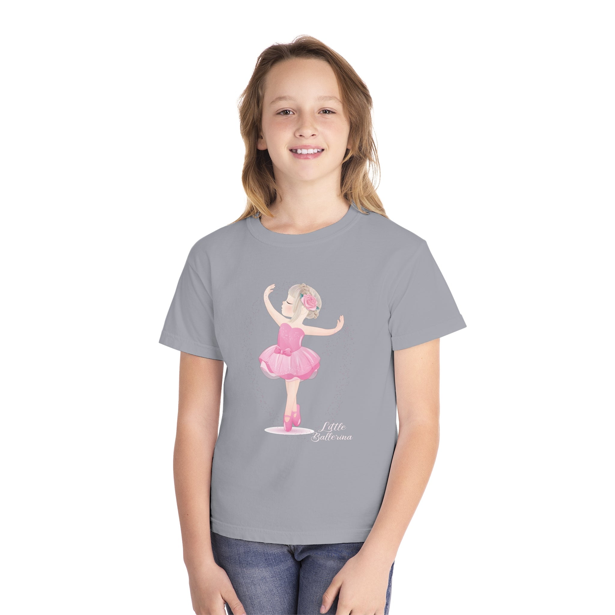 Ballerina Tee Shirts Youth Kids Midweight T Shirt Comfort Colors 9018 ...
