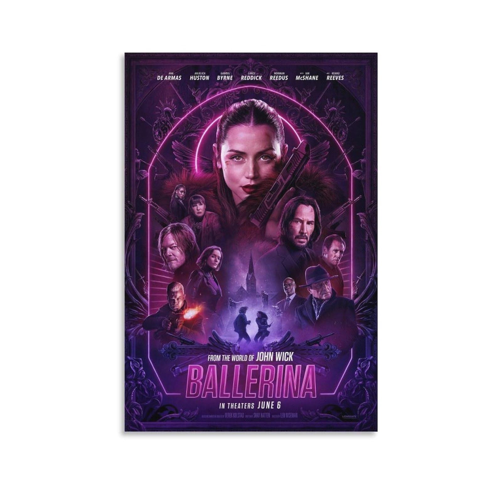 Ballerina - Vintage Blockbuster Movie Poster 2025 New Movie Poster ...