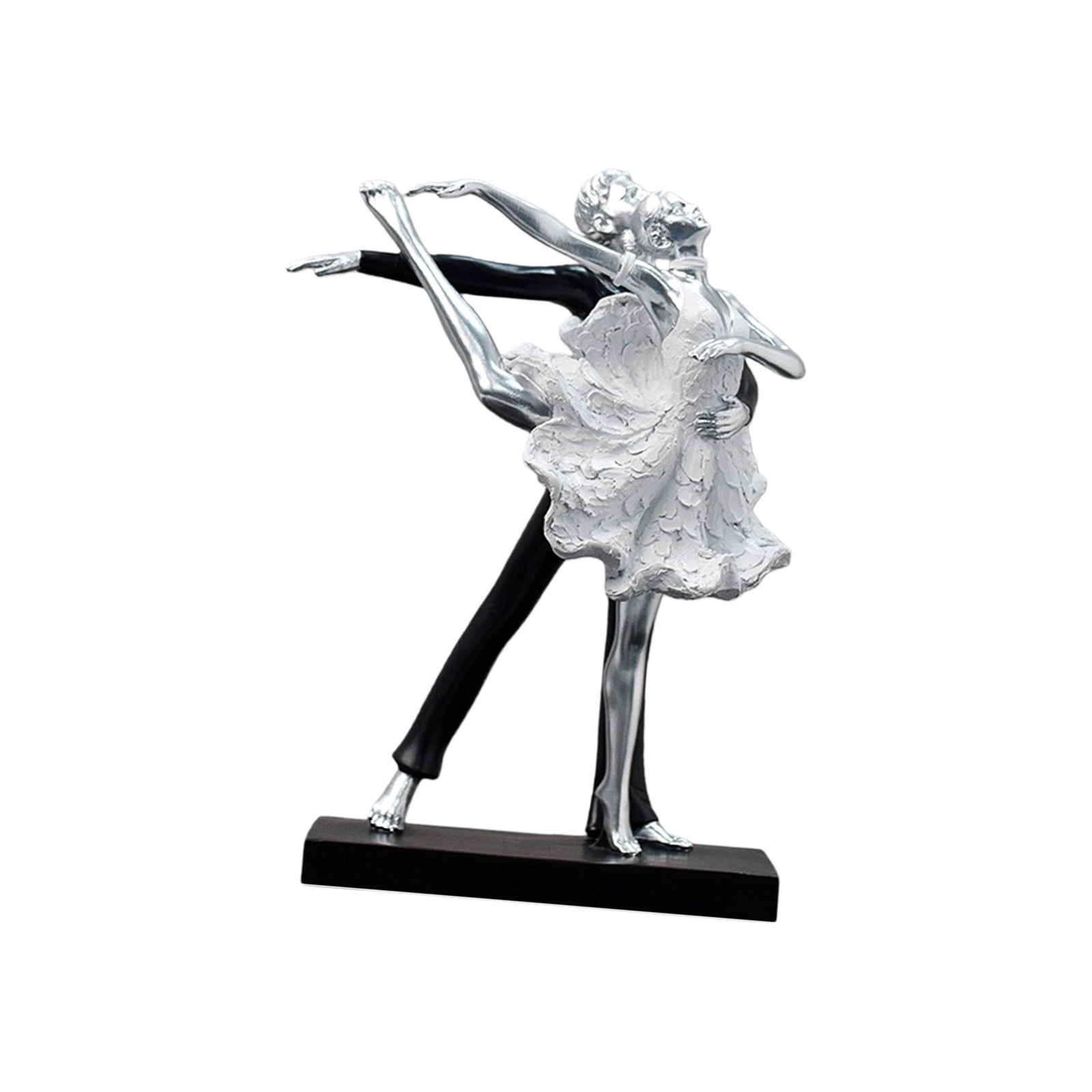 Ballerinas Couple Figurines Ballet Dancer Statue Art Sculpture Home ...