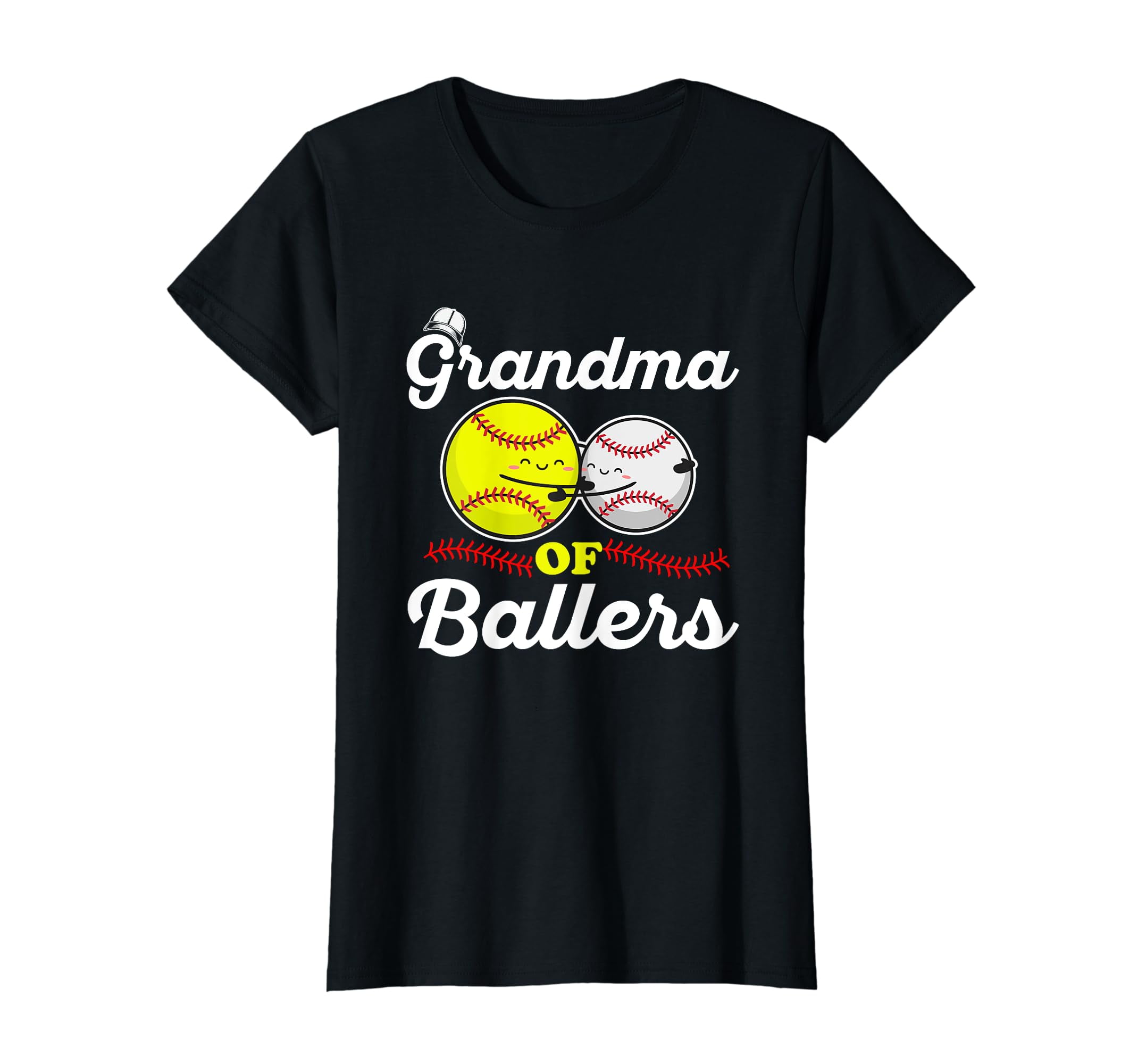 Ballers Family Quote for your Baseball Softball Grandma T-Shirt ...