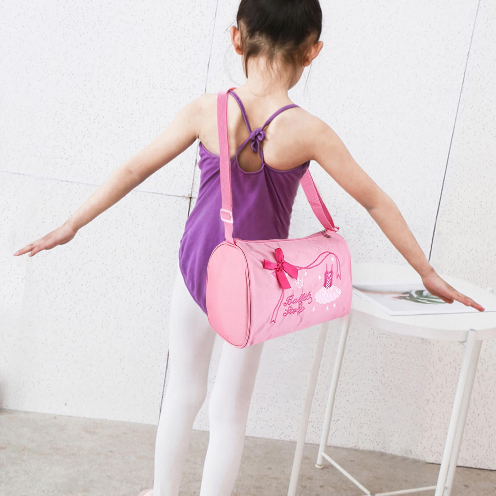 Ballet Bag, Nylon Lightweight Dance Tote, Ballet Embroidered Tote Swim ...