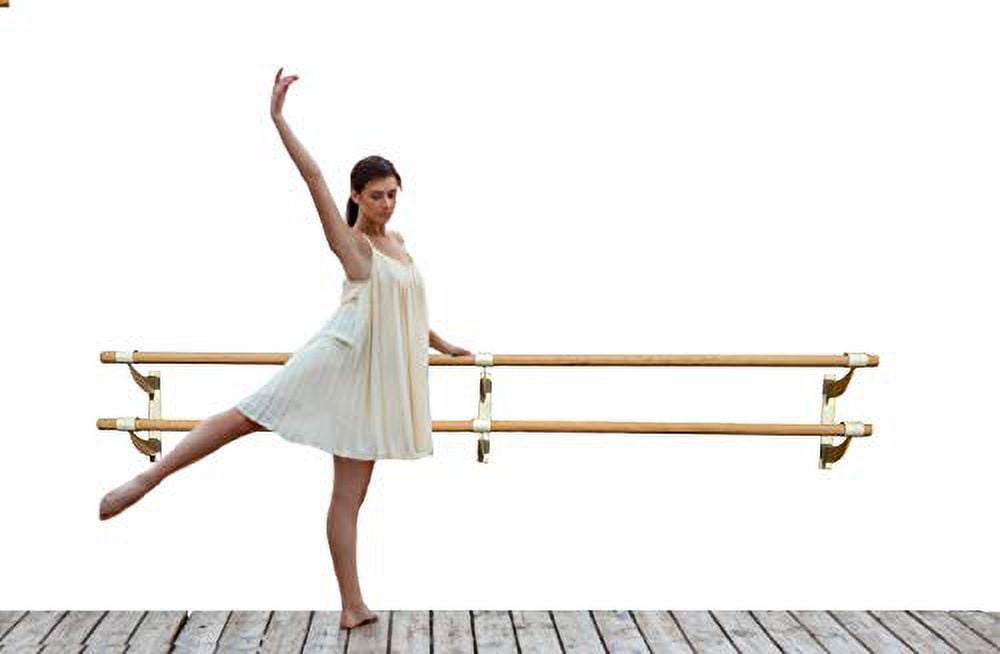 Ballet Barre 18 FT Long Double Bar White 2.0” Diameter for Kids and ...
