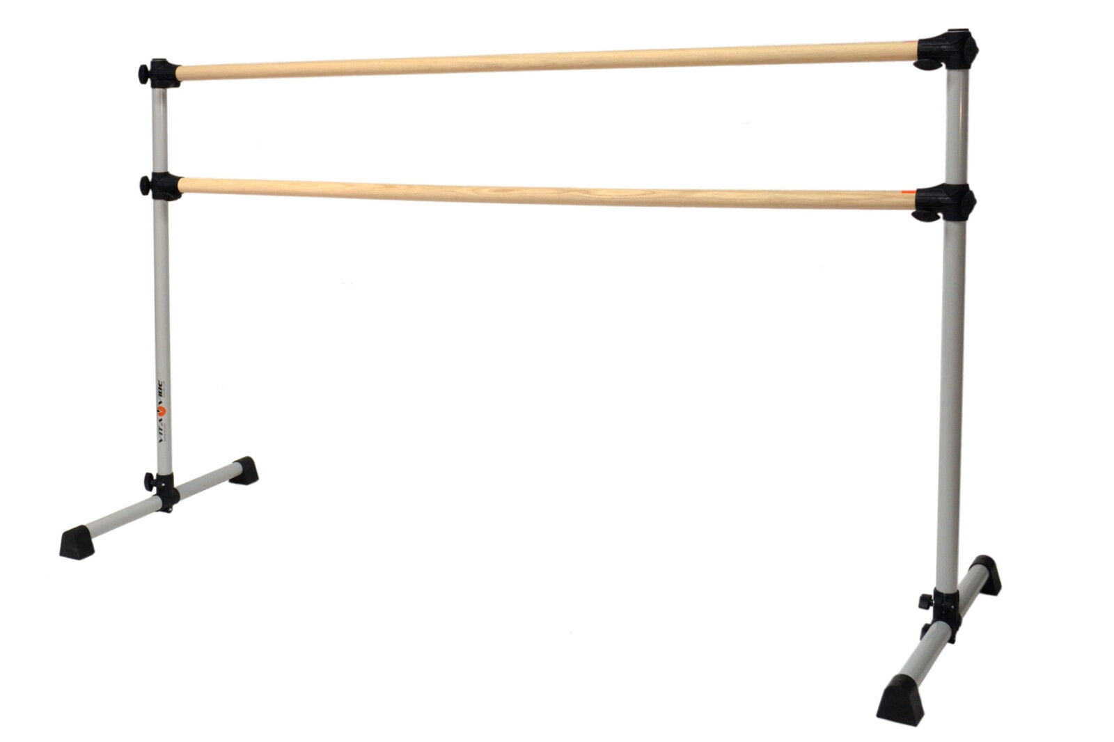 Ballet Barre BD96-W Portable 8ft Wood Double Bar-Stretch/Dance Bar-Vita ...
