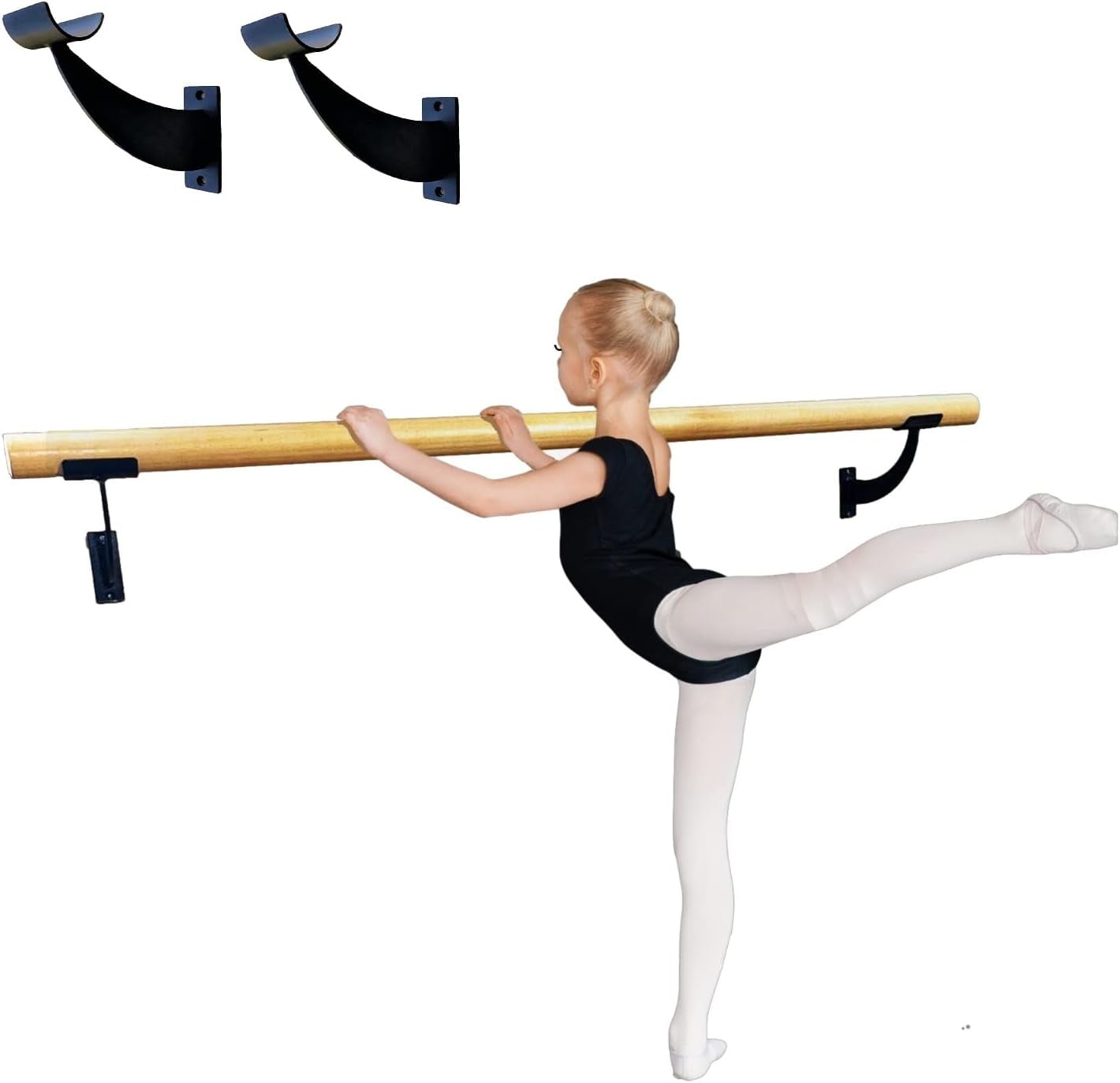 Ballet Barre One Solid Bar Premium 5 FT Long 2.0” Diameter + Open ...