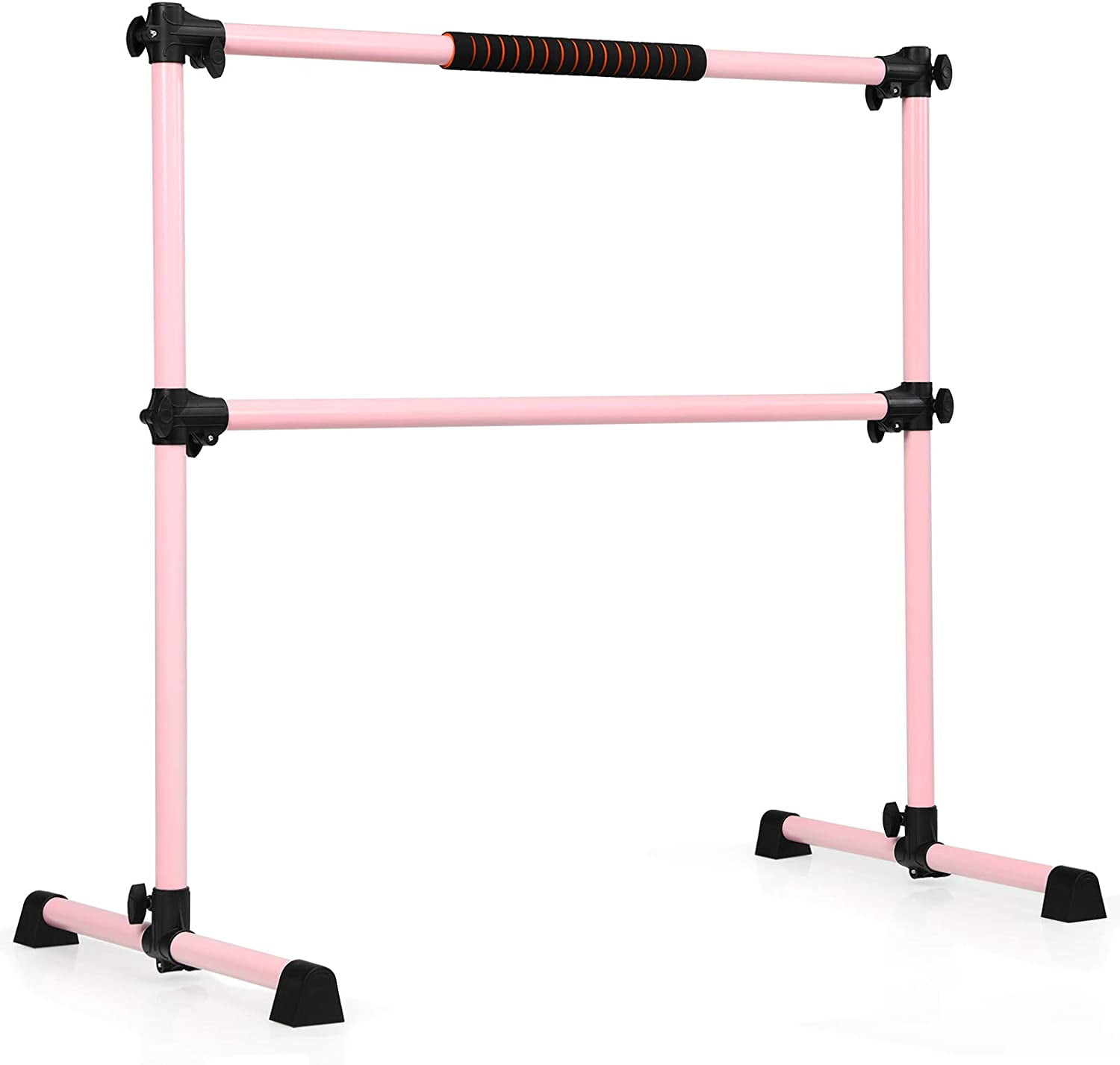 Ballet Barre Portable Double, 4FT Freestanding Ballet Barre Adjustable ...
