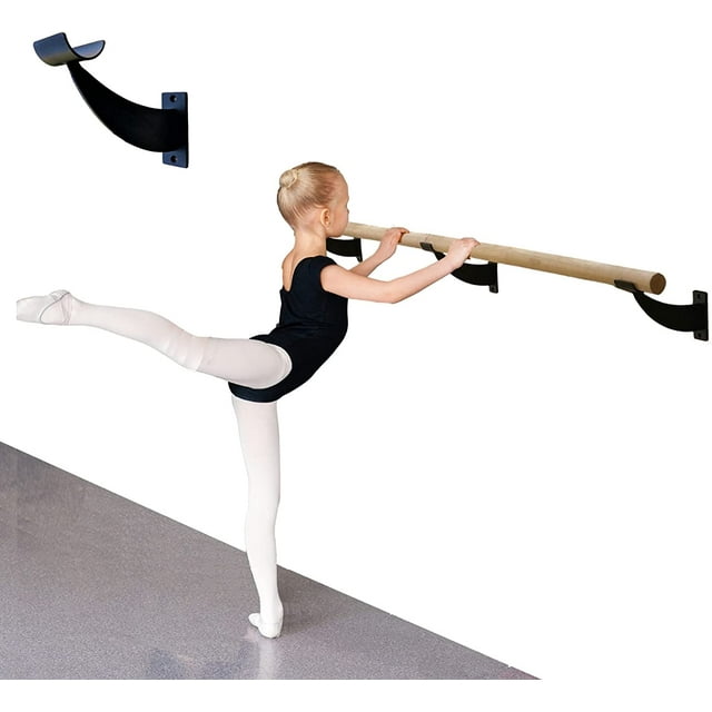 Ballet Barre Single Bar 8 FT Long 2.0” Diameter Black, Kids and Adults ...