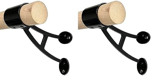 Ballet Brackets Single (Pair) Fixed Height Wall Mount Ballet Barre 2 ...