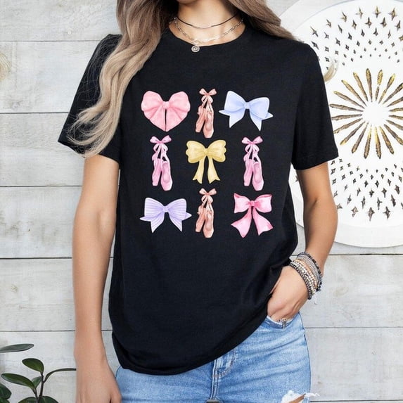 Ballet Coquette Shirt, Soft Girl Shirt, Aesthetic Gift for Ballerina ...