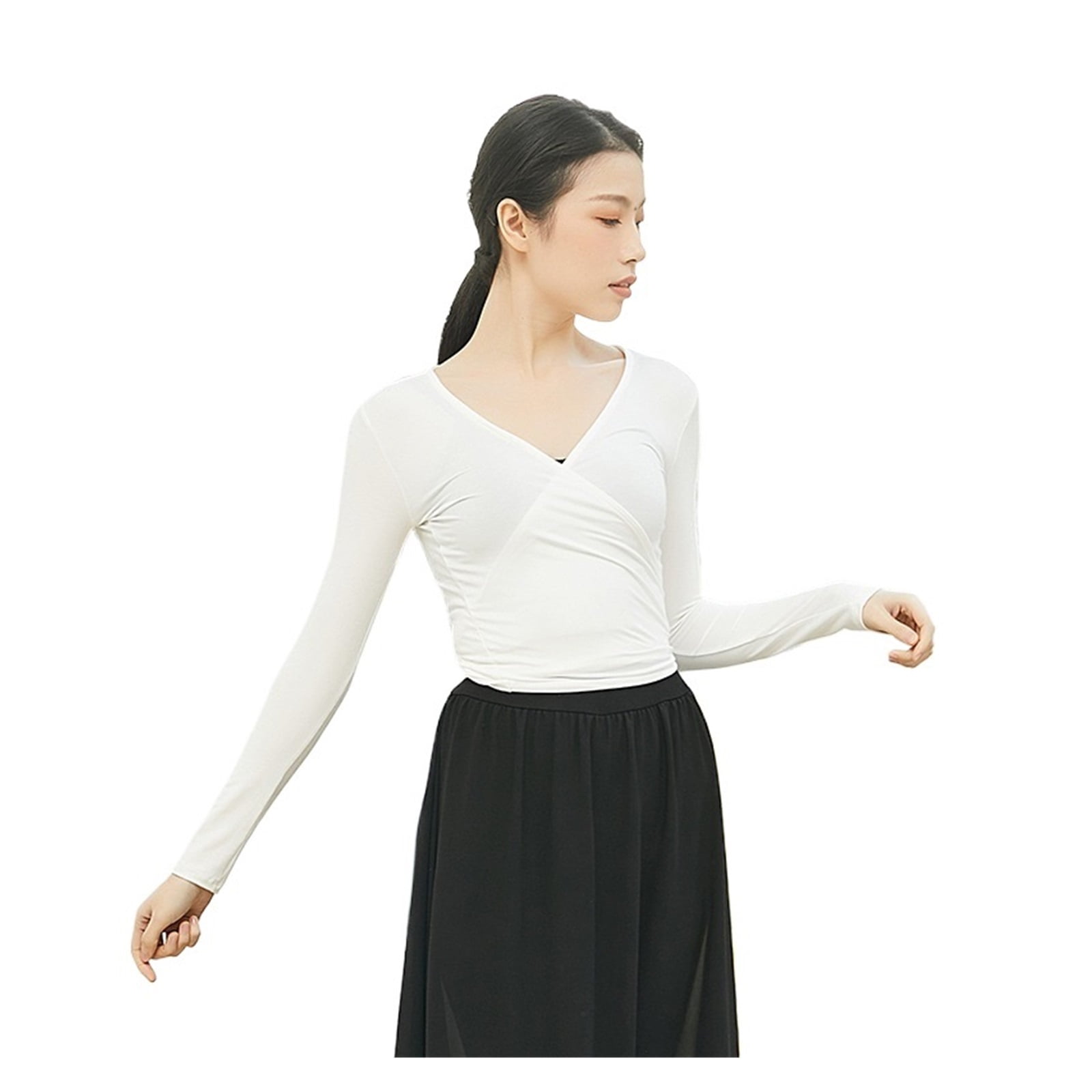 Ballet Crop Tops Women Dance Top Girl Costume for Women Dancing Clothes ...