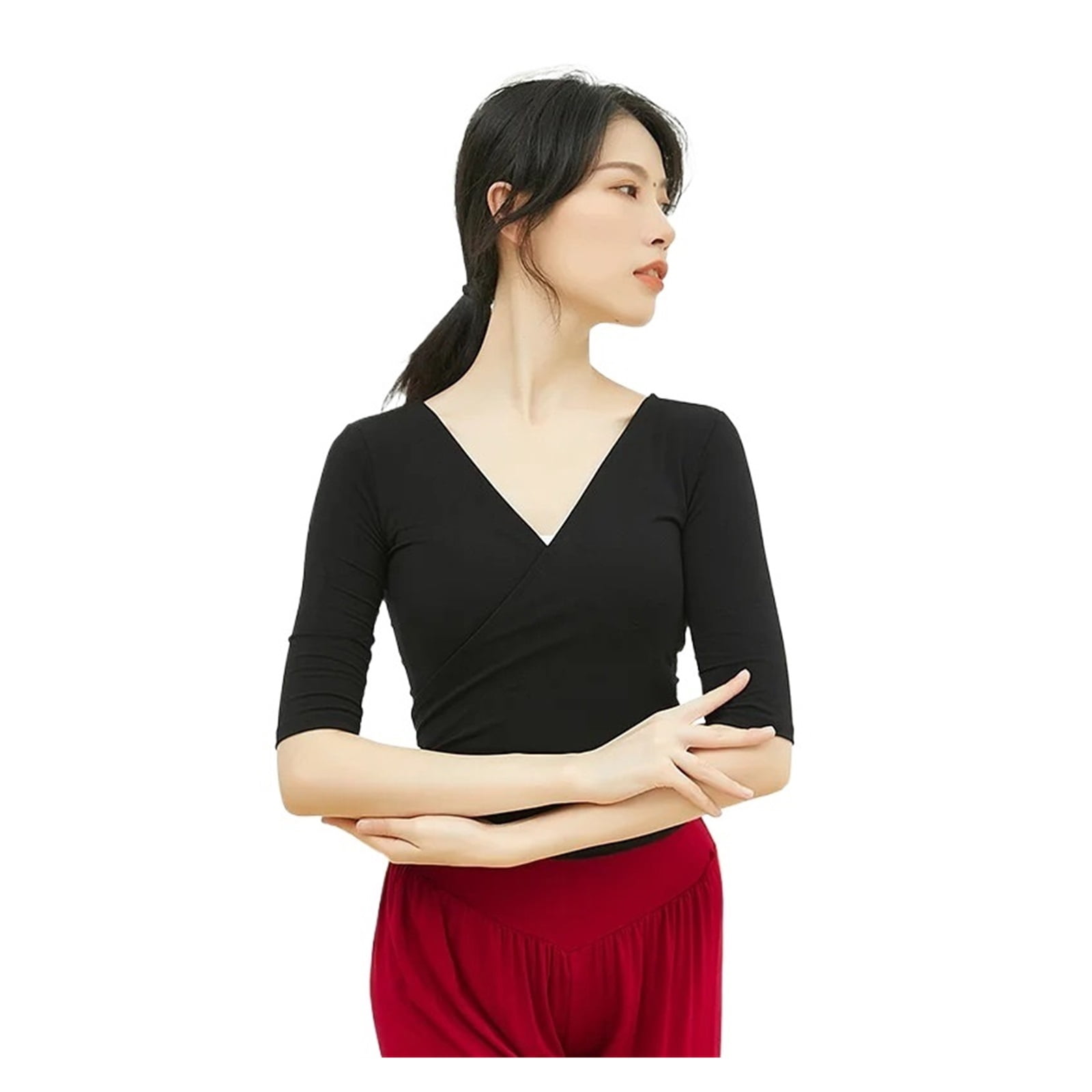 Ballet Crop Tops Women Dance Top Girl Costume for Women Dancing Clothes ...