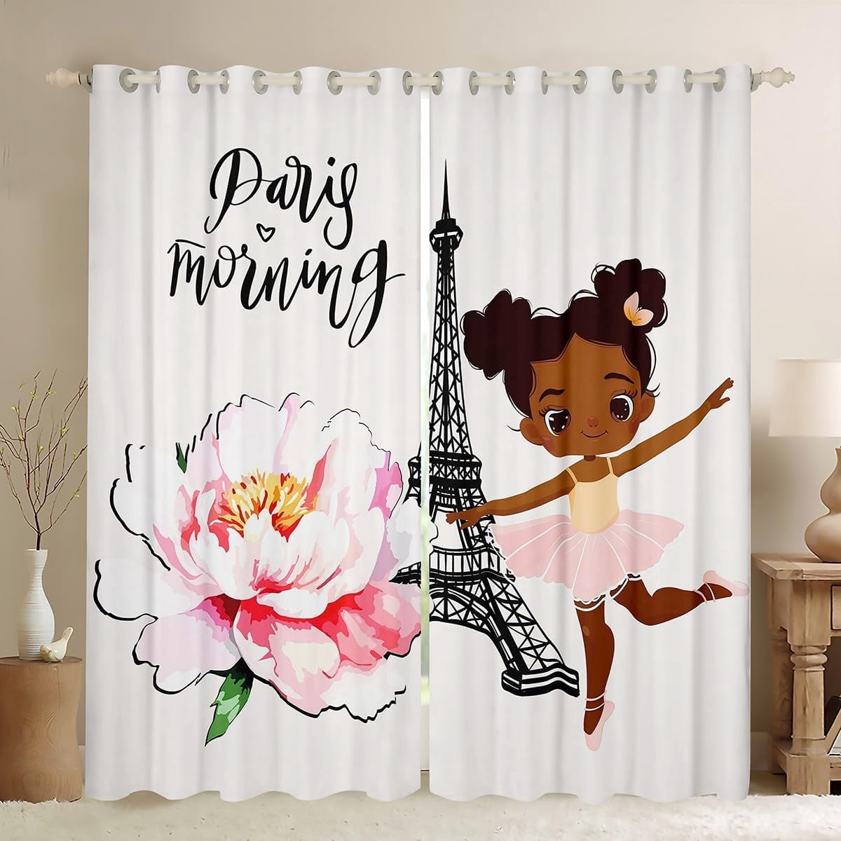 Ballet Curtain suitable for Children Teen BedroomWindow Curtain ...
