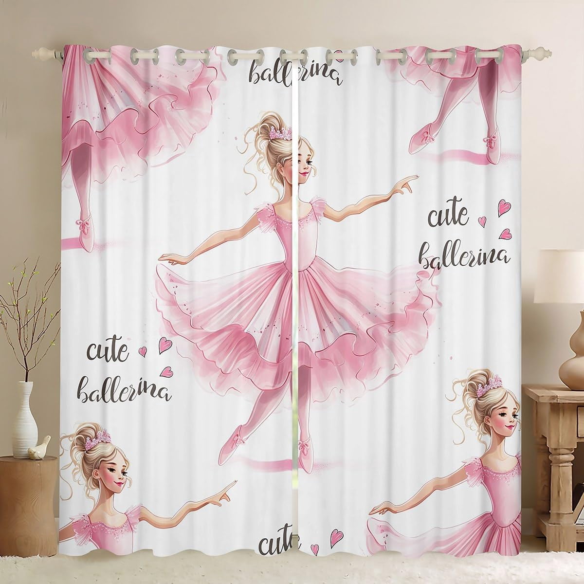 Ballet Curtain suitable for Children Teen BedroomWindow Curtain ...
