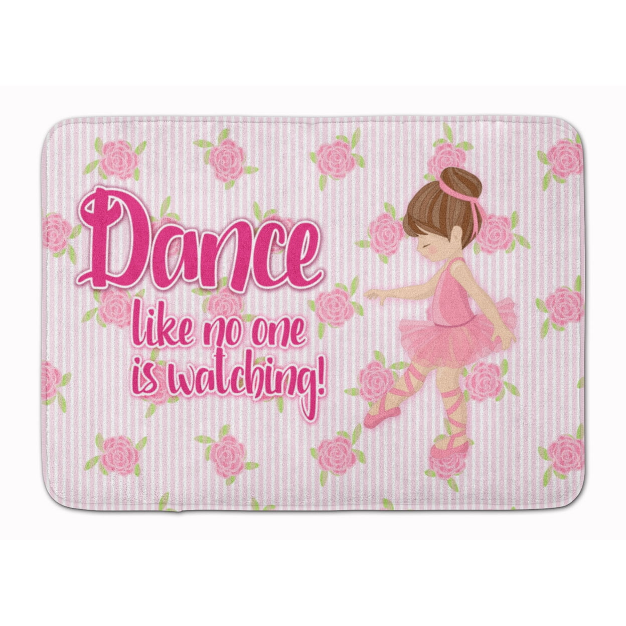 Ballet Dance Brunette Machine Washable Memory Foam Mat - Walmart.com