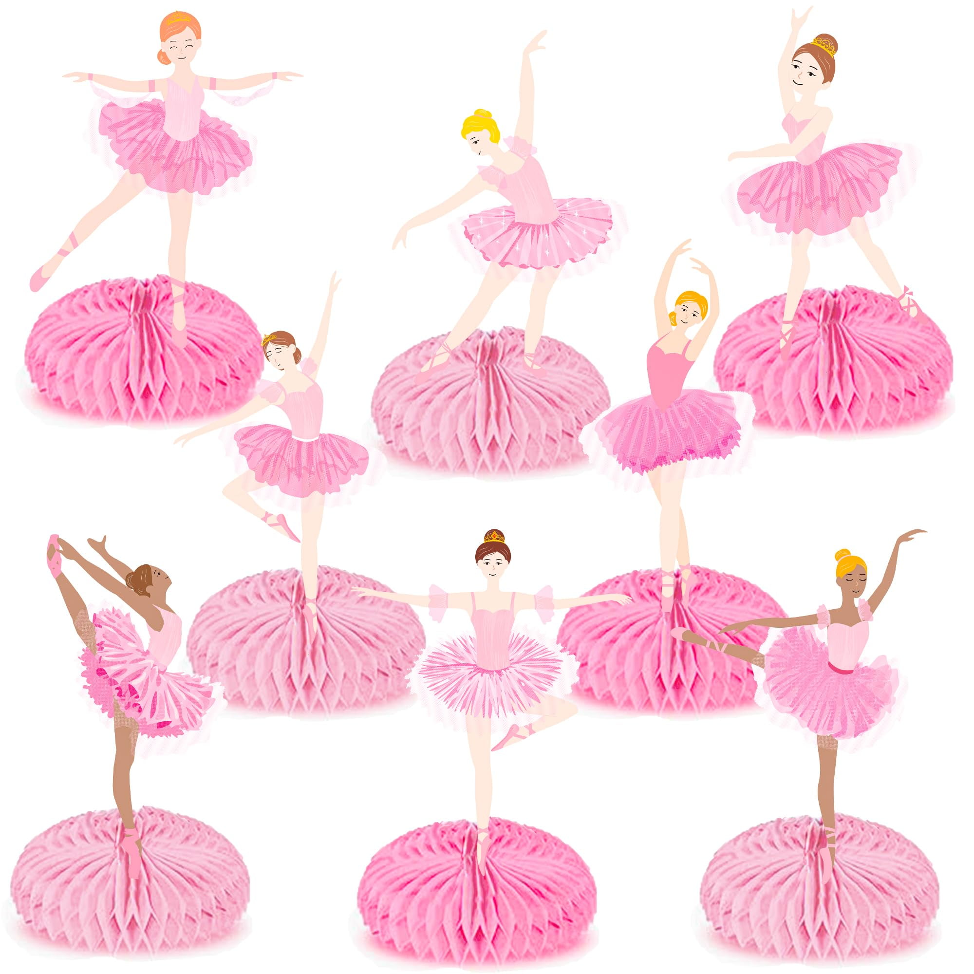 Ballet Dance Honeycomb Centerpieces DHF10 Ballerina Party Supplies ...
