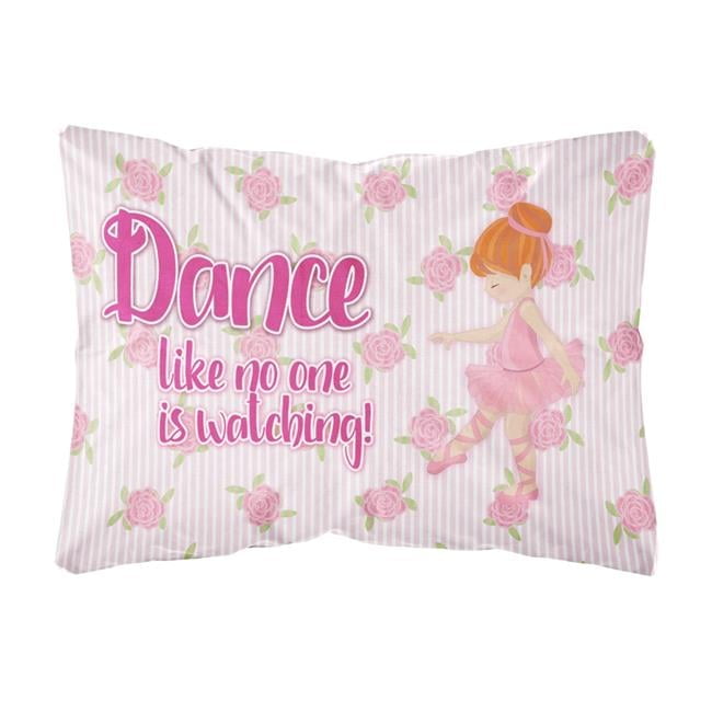 Ballet Dance Red Hair Canvas Fabric Decorative Pillow - Walmart.com